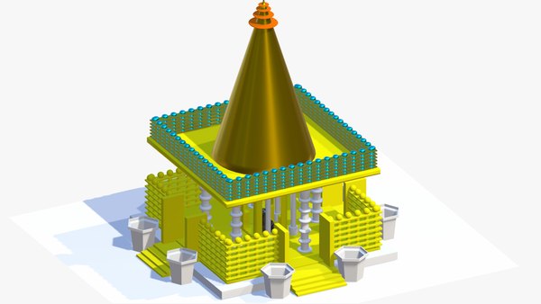 modelo 3d dios templo - TurboSquid 2261116