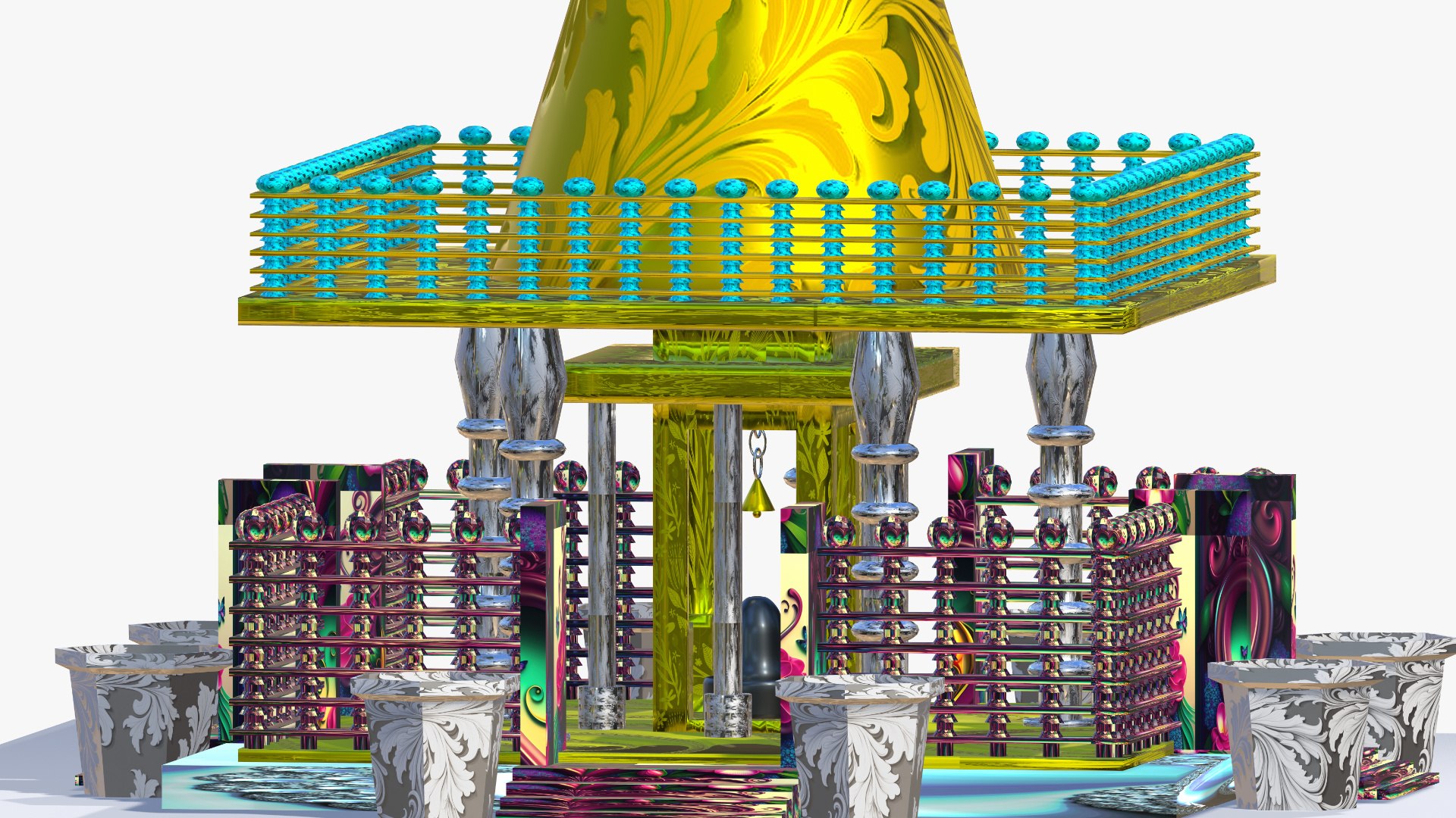 God Temple 3D Model - TurboSquid 2261116