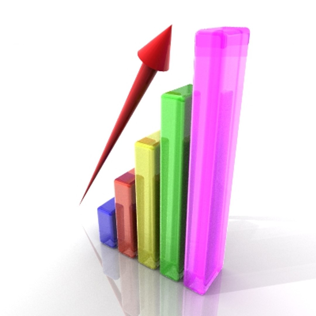 Business Graph 3d 3ds
