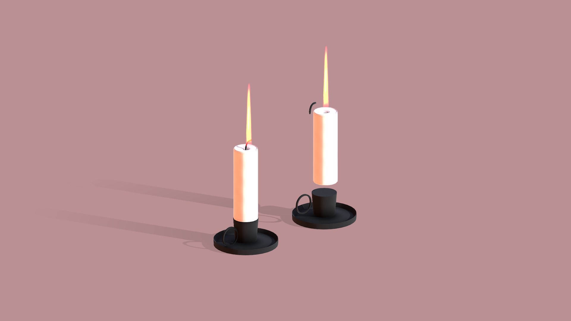 Stylized Candle 3D Model - TurboSquid 2227732