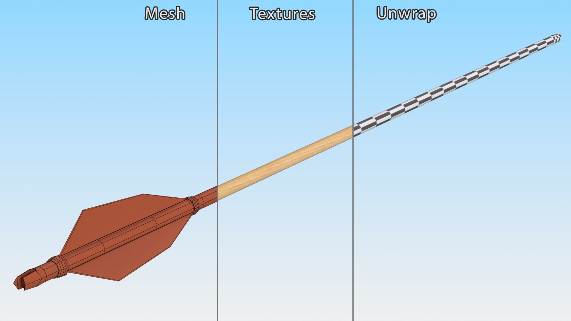 Traditional Hunting Arrow Model - TurboSquid 2337742