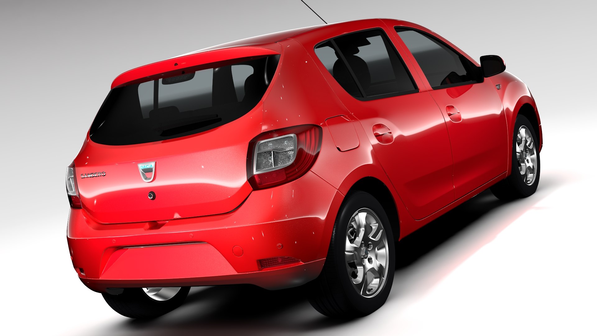 3d Model Dacia Sandero 2015