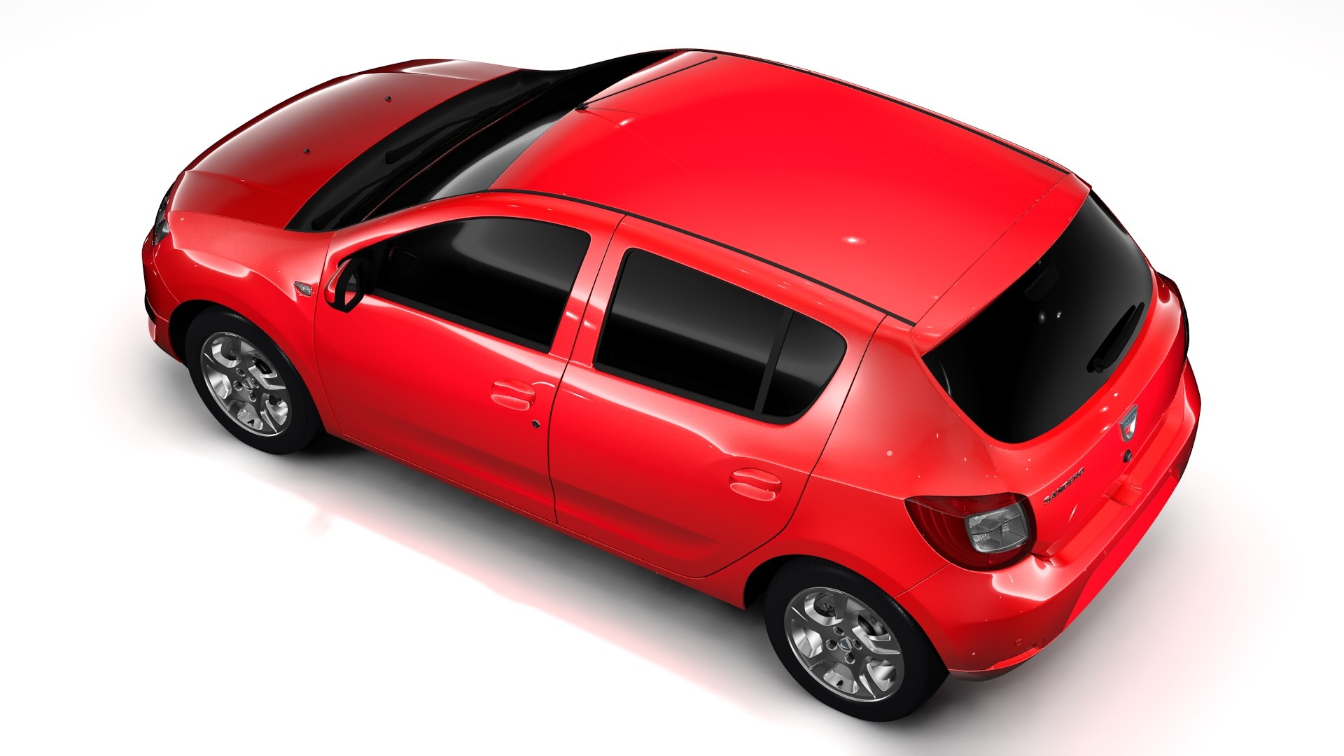 3d Model Dacia Sandero 2015