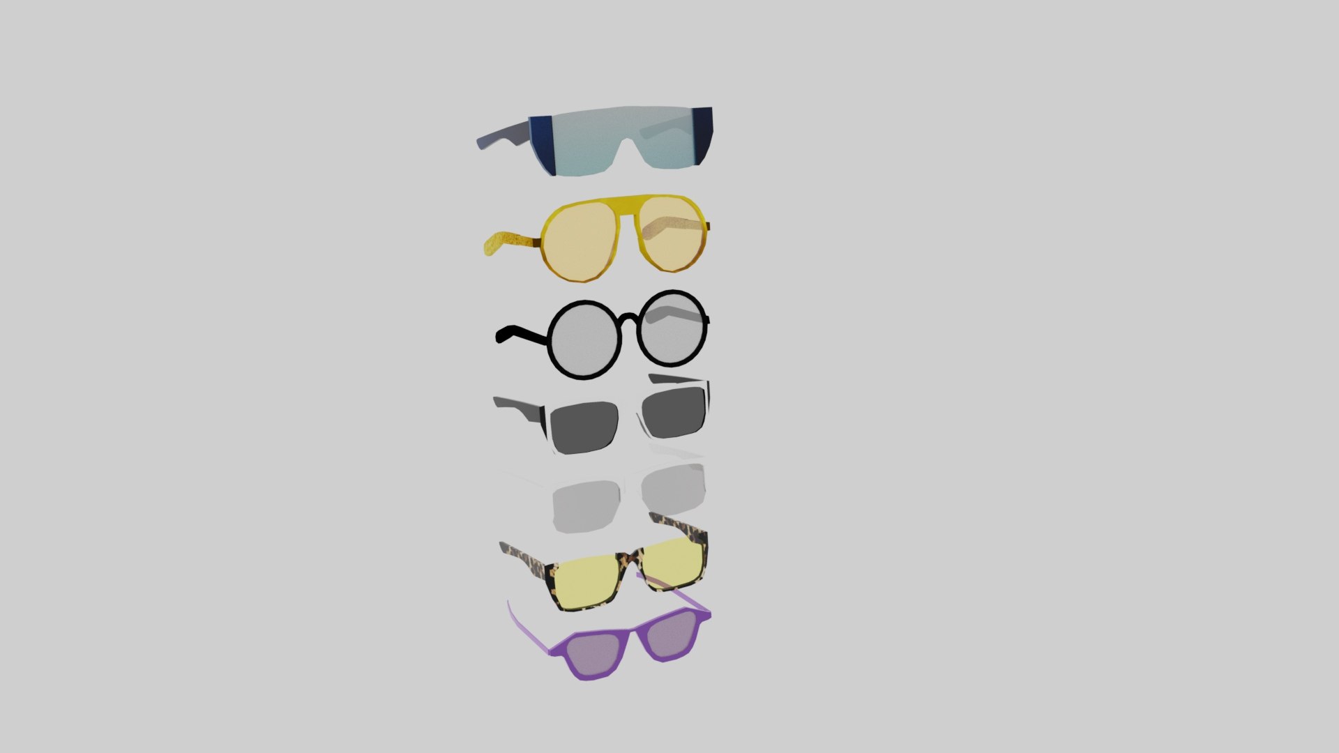 Glasses Models 3D model - TurboSquid 2000409