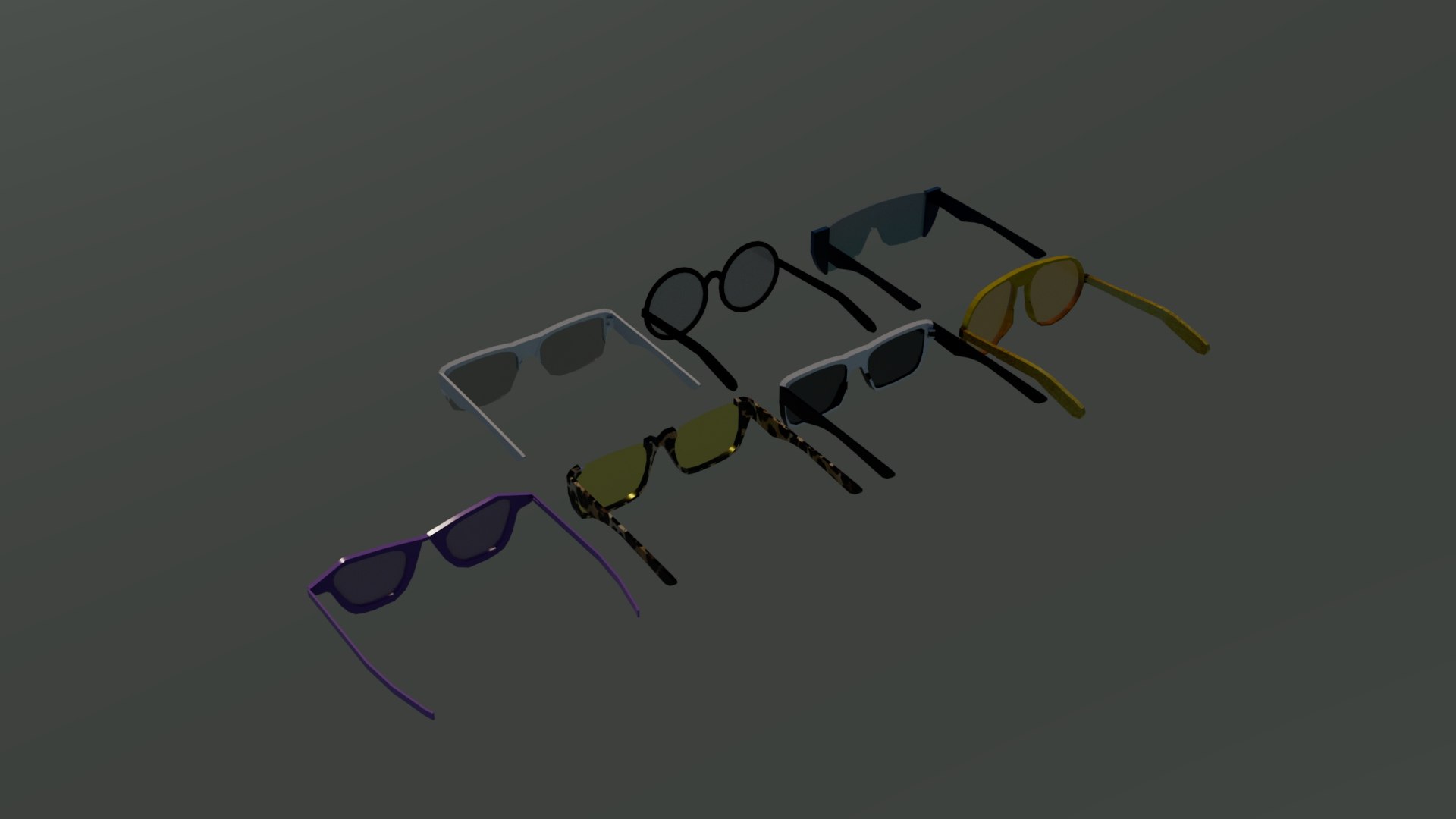 Glasses Models 3D model - TurboSquid 2000409