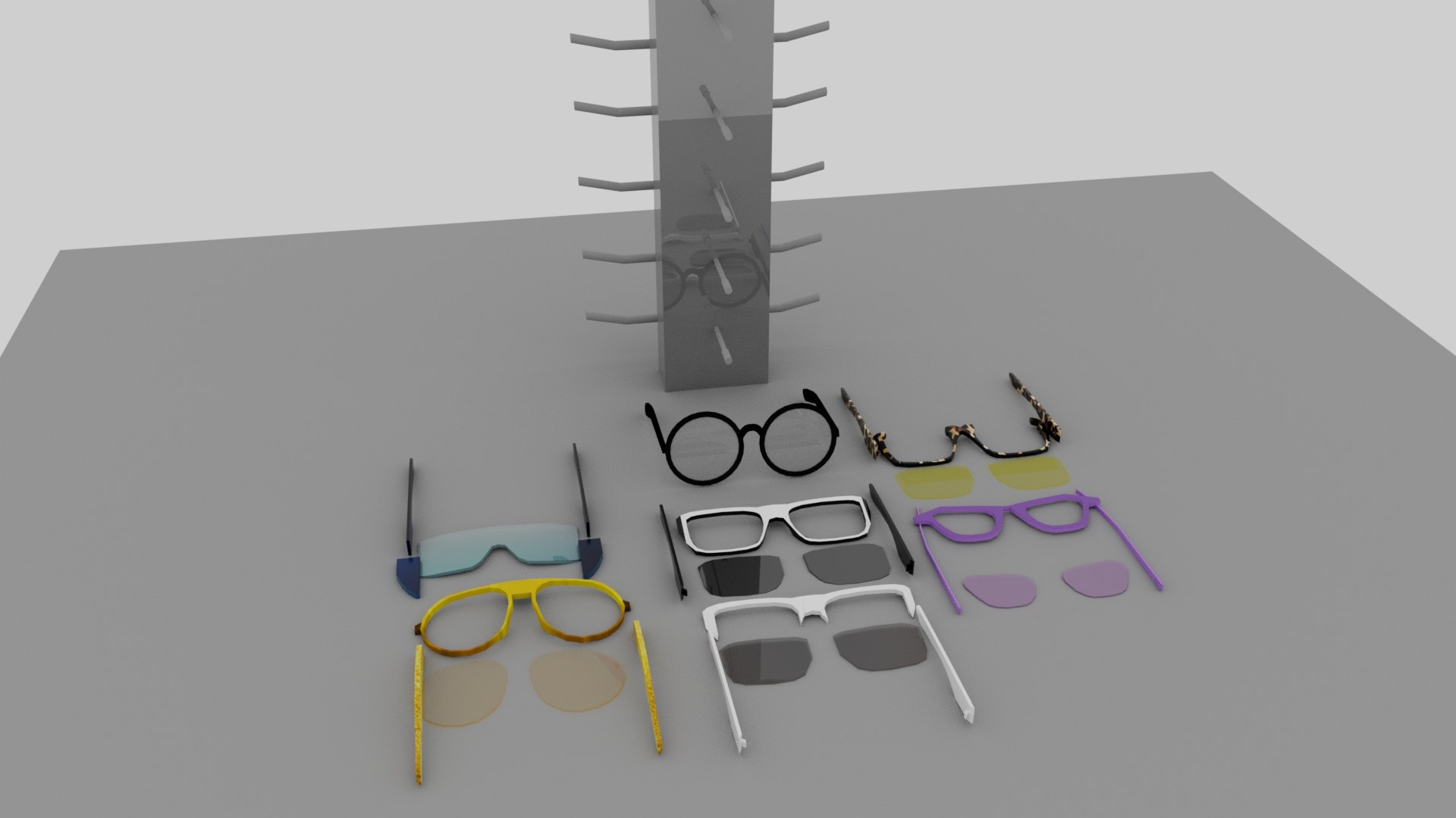 Glasses Models 3D model - TurboSquid 2000409