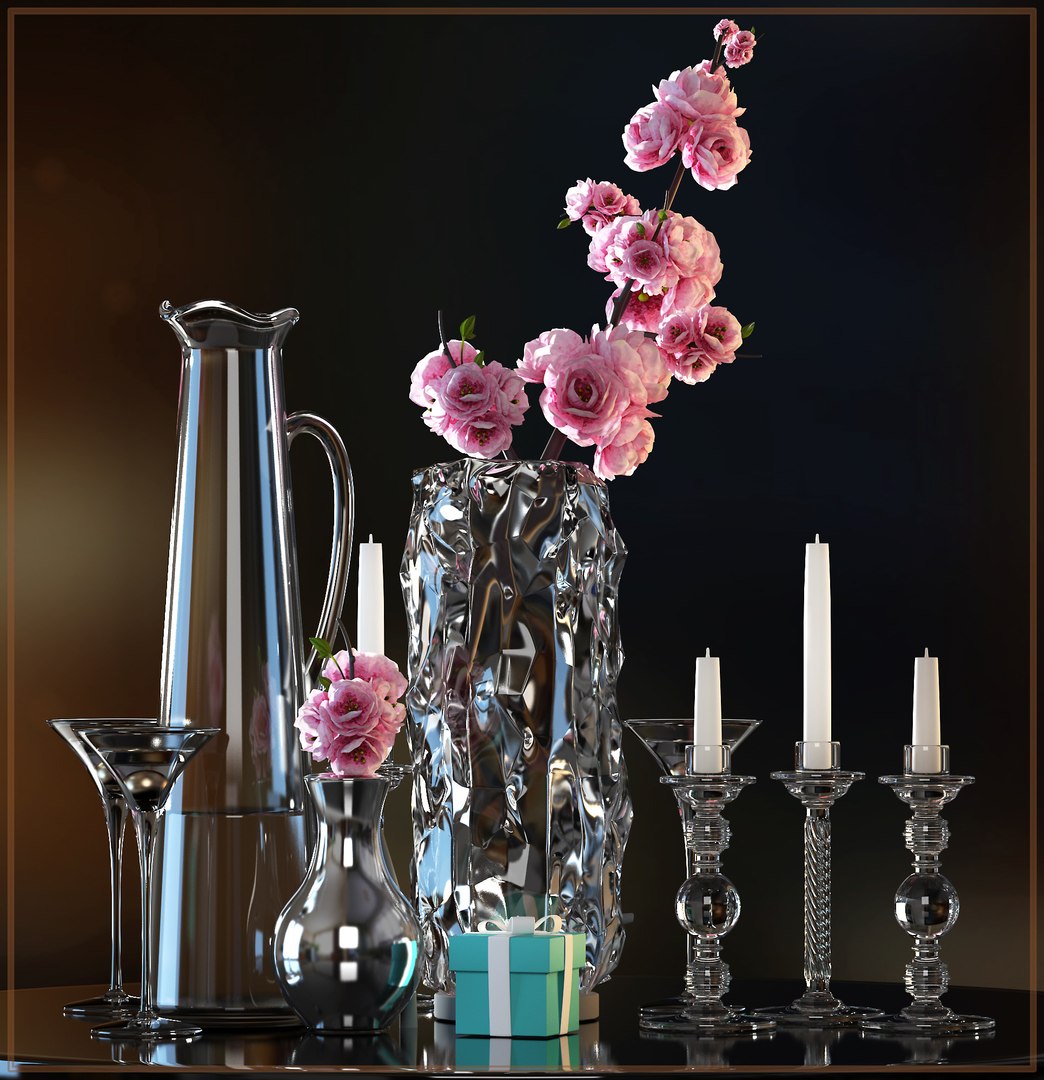 Decorative Flower Vase Set Max