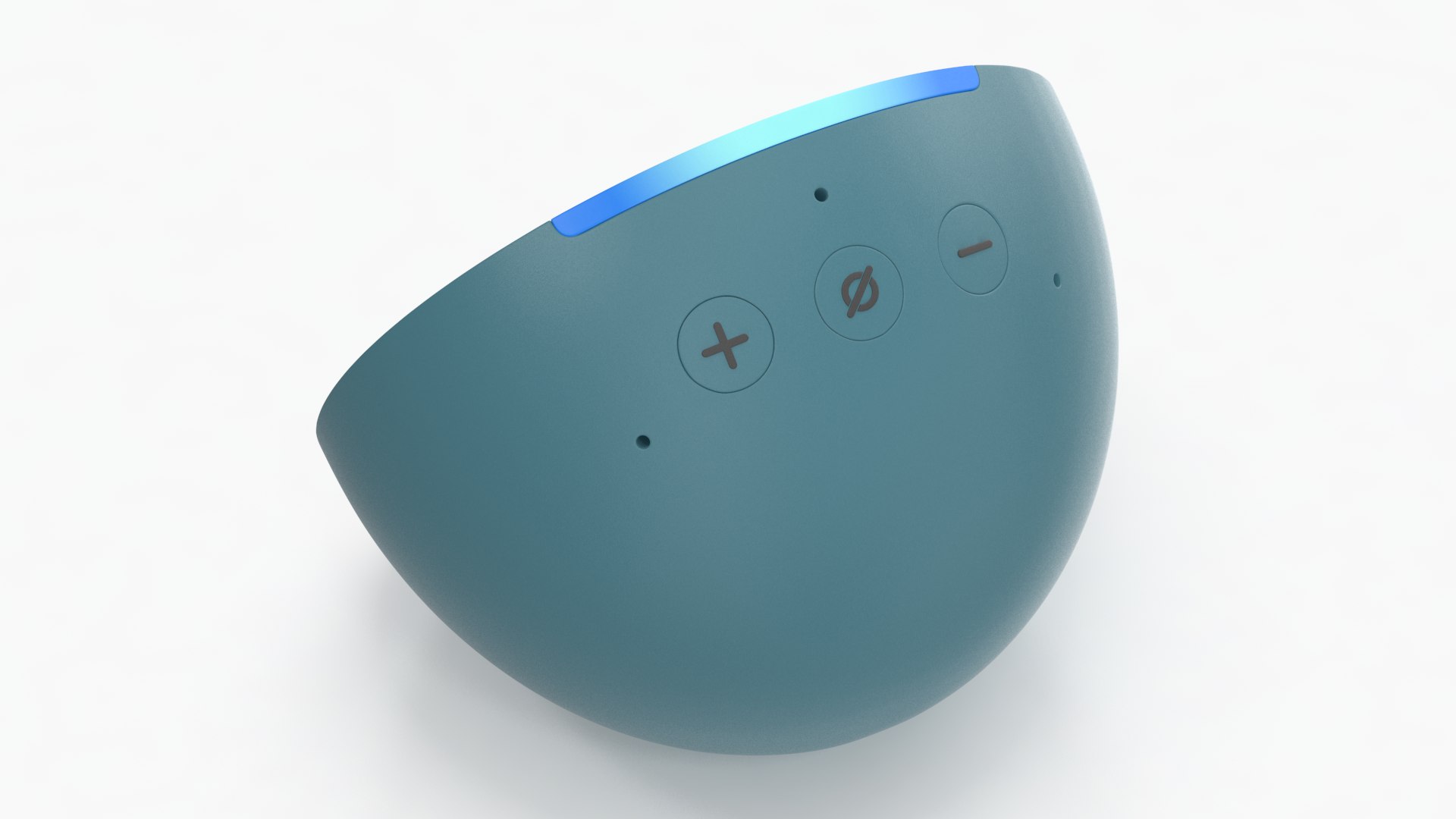 3D Amazon Echo Pop Midnight Teal model - TurboSquid 2155142