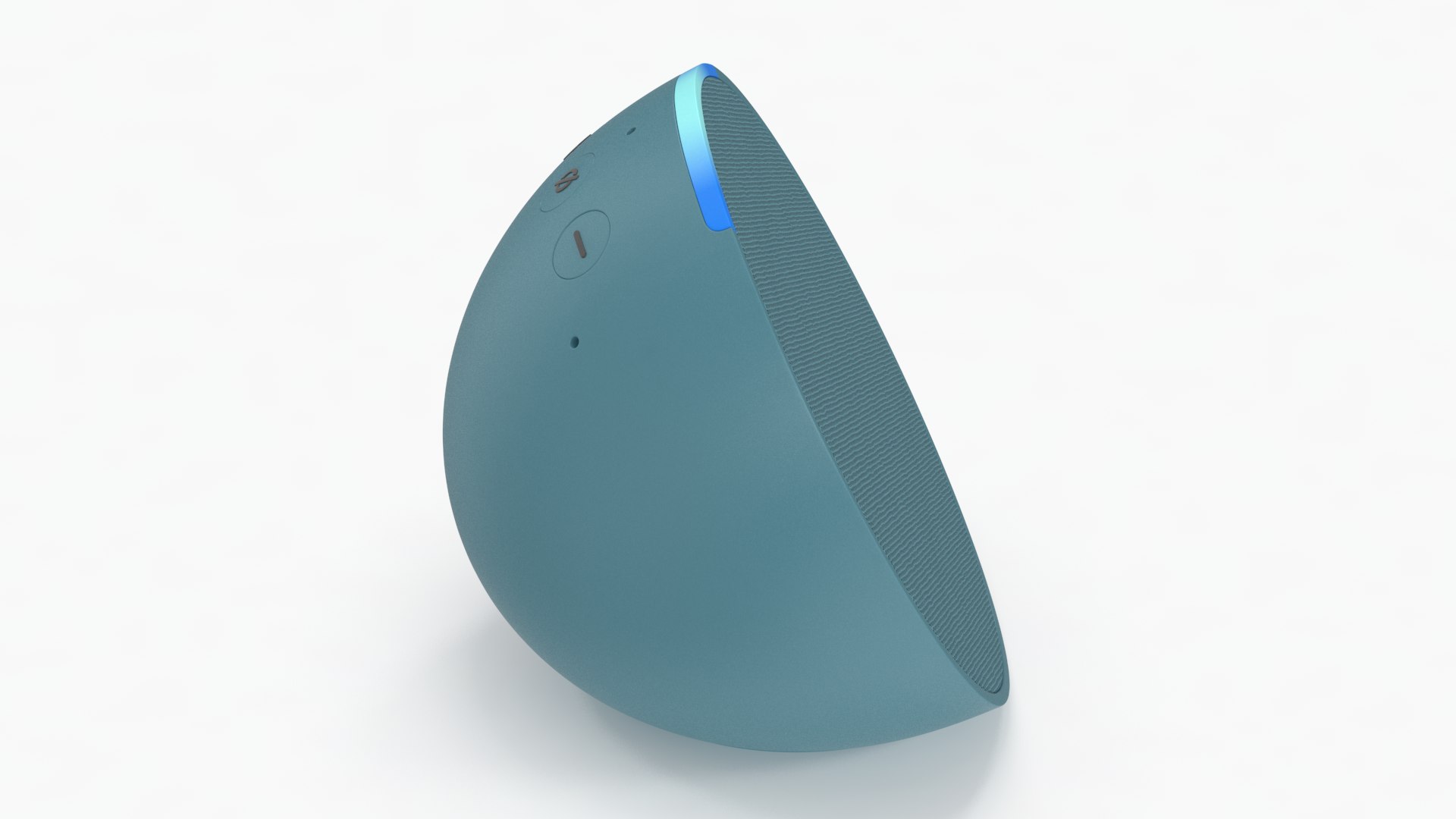 3D Amazon Echo Pop Midnight Teal Model - TurboSquid 2155142