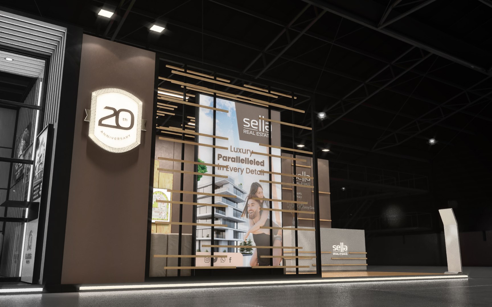 3D Real Estate Booth Exhibition Stand - TurboSquid 2311656