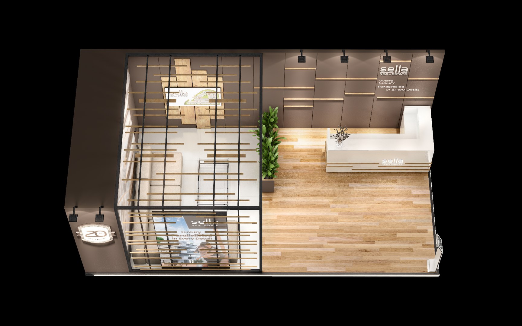 3D Real Estate Booth Exhibition Stand - TurboSquid 2311656