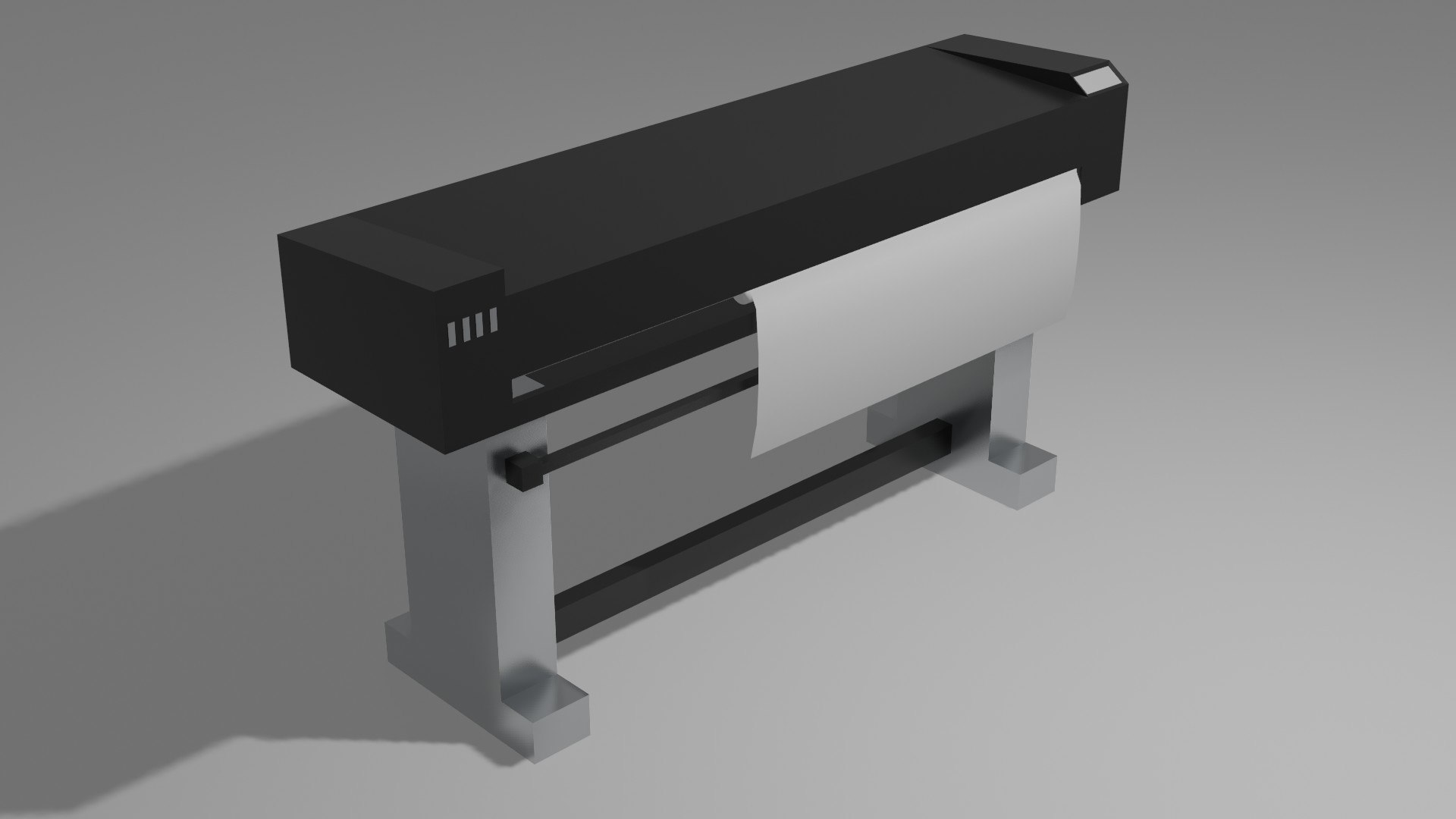 3D модель Плоттер Obj и Blender - TurboSquid 2458996