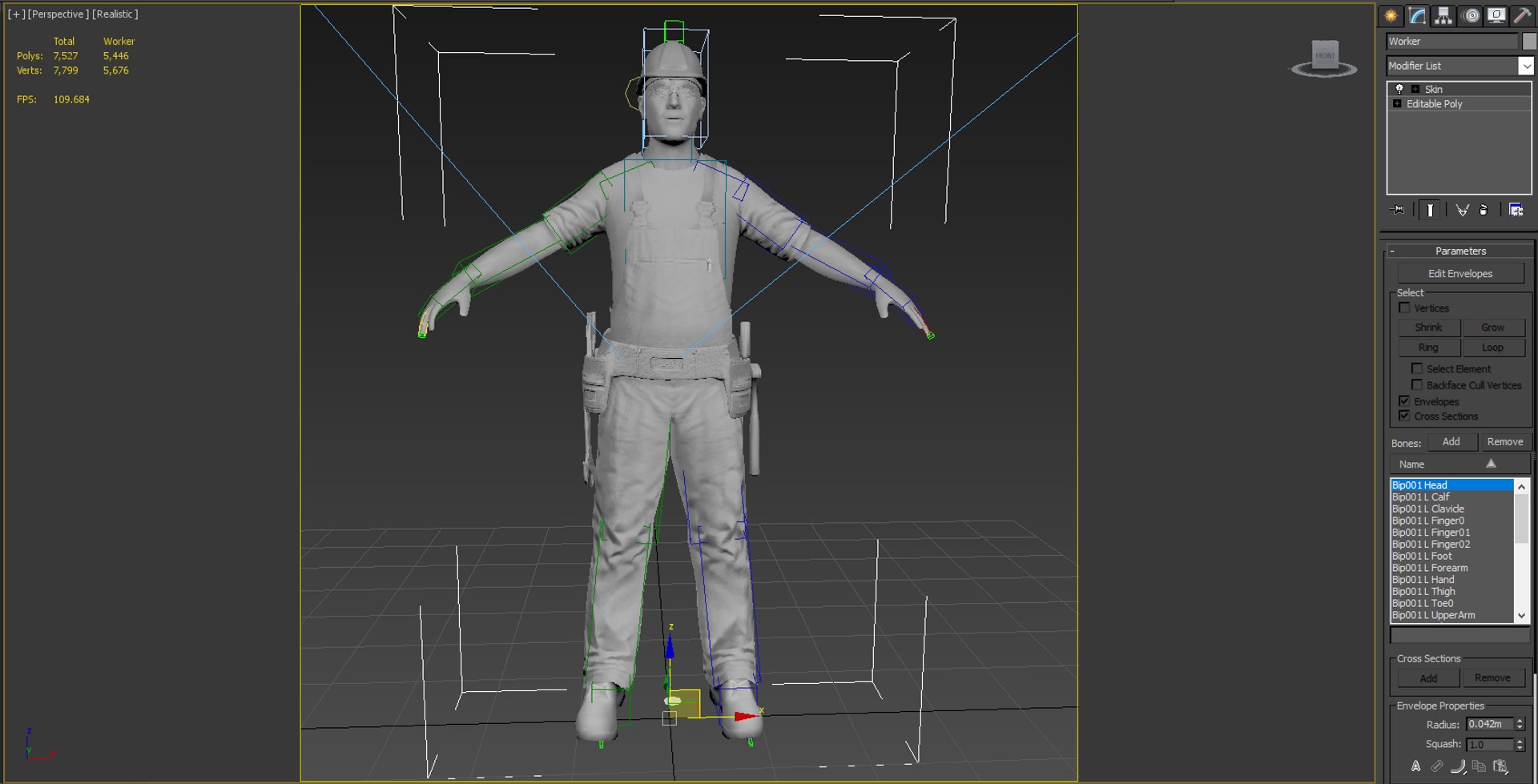 3D model rigged worker - TurboSquid 1295182