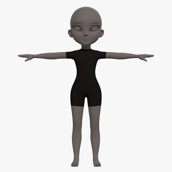 3D model base female chibi zbrush - TurboSquid 1317280