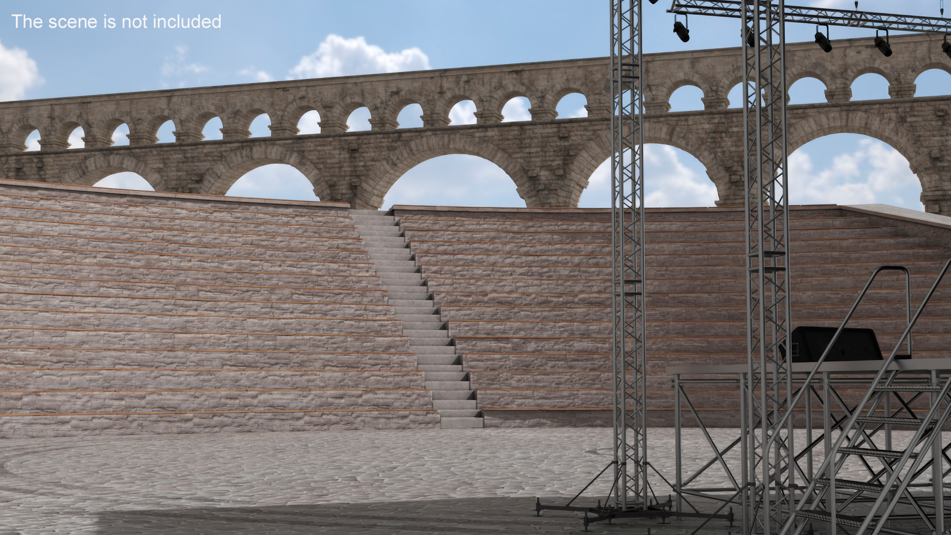 modelo 3d Anfiteatro urbano - TurboSquid 2377387