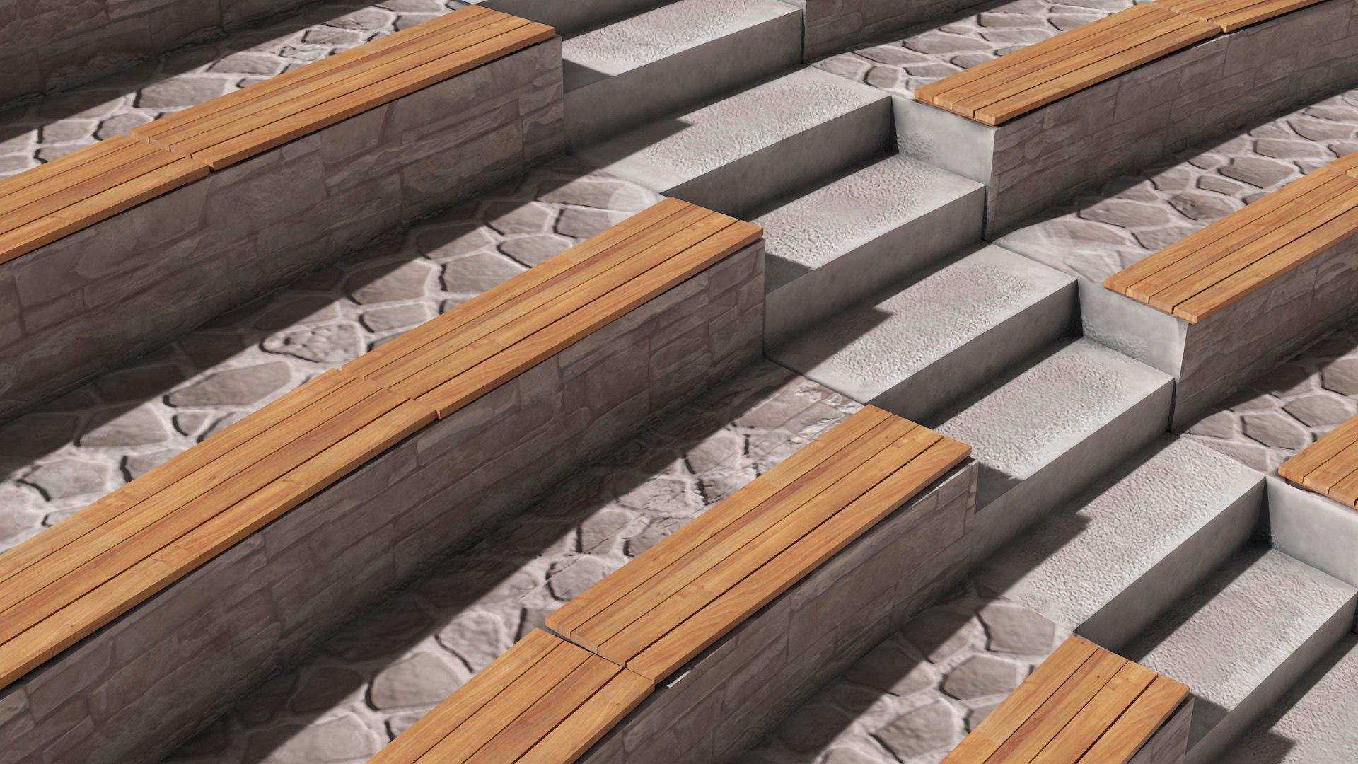 Urban Amphitheater 3D Model - TurboSquid 2377387