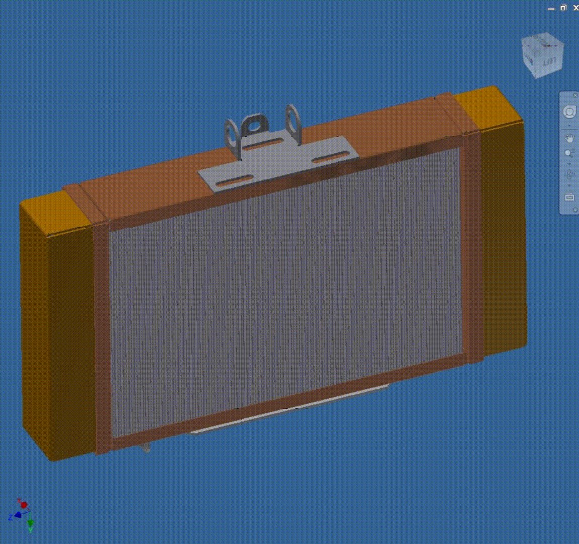 Motorbike Radiator 3D Model - TurboSquid 1464916