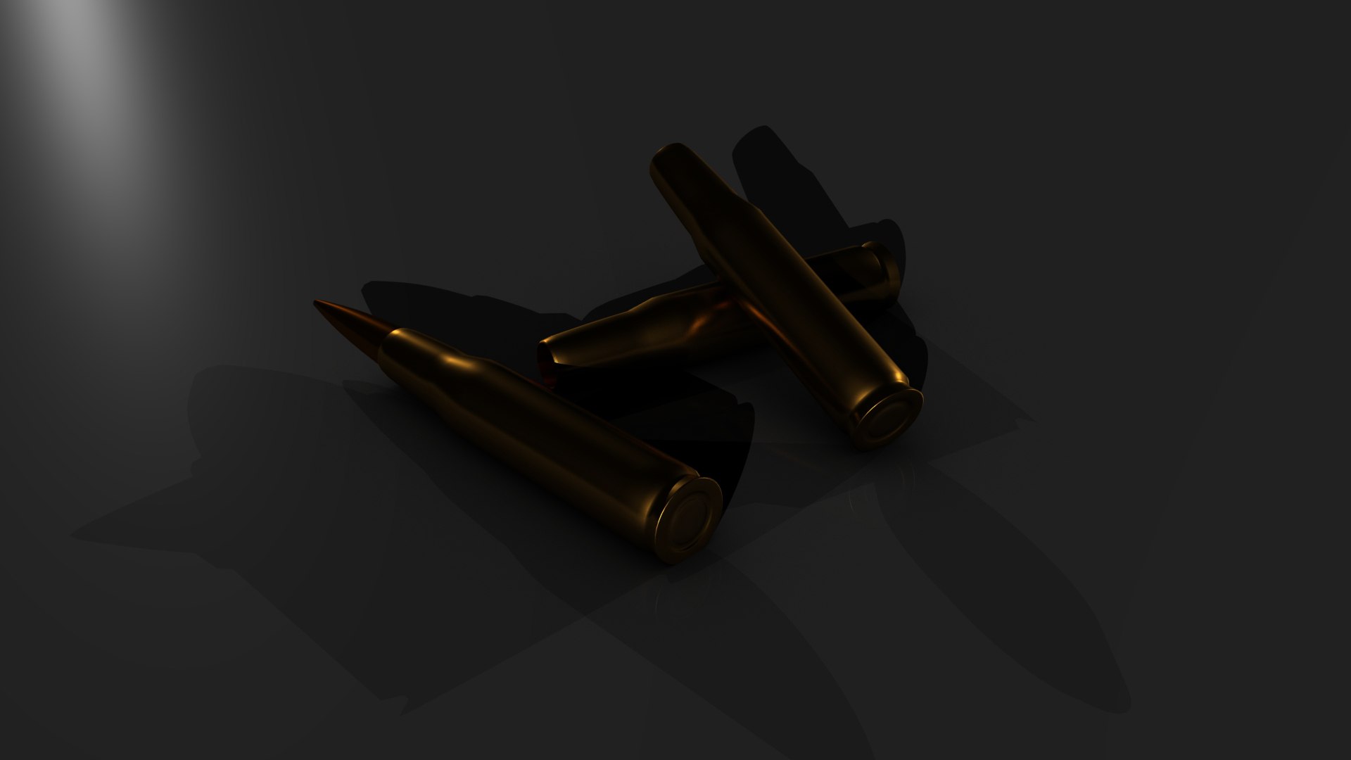 3d Model Of 50 Cal Bullet Casing
