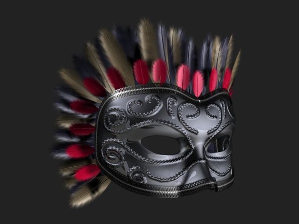 3d venetian mask