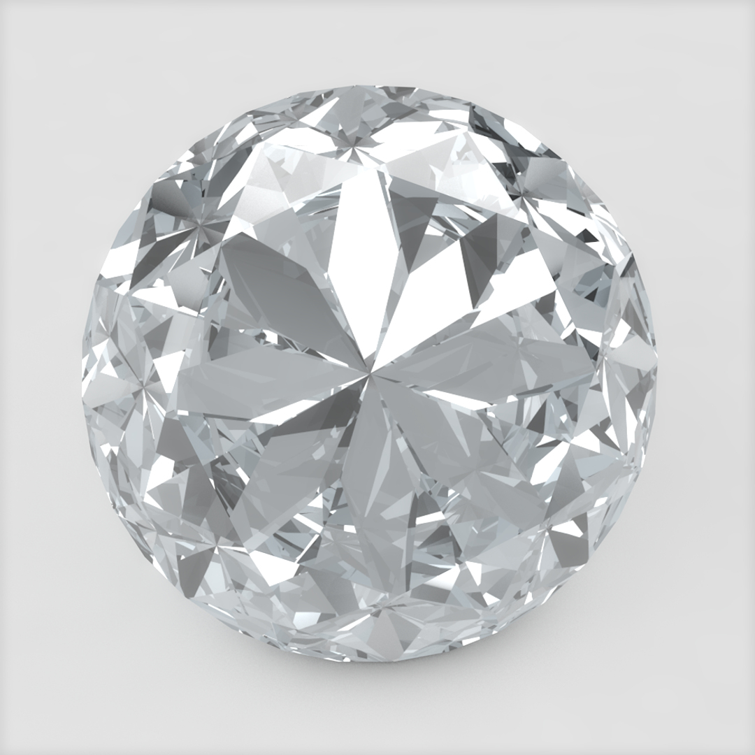 3d model diamond