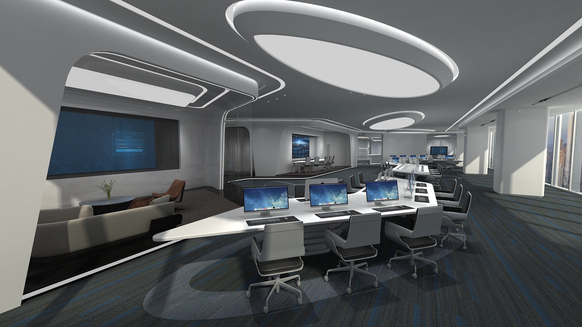 3D Model Modern Office - TurboSquid 2207577