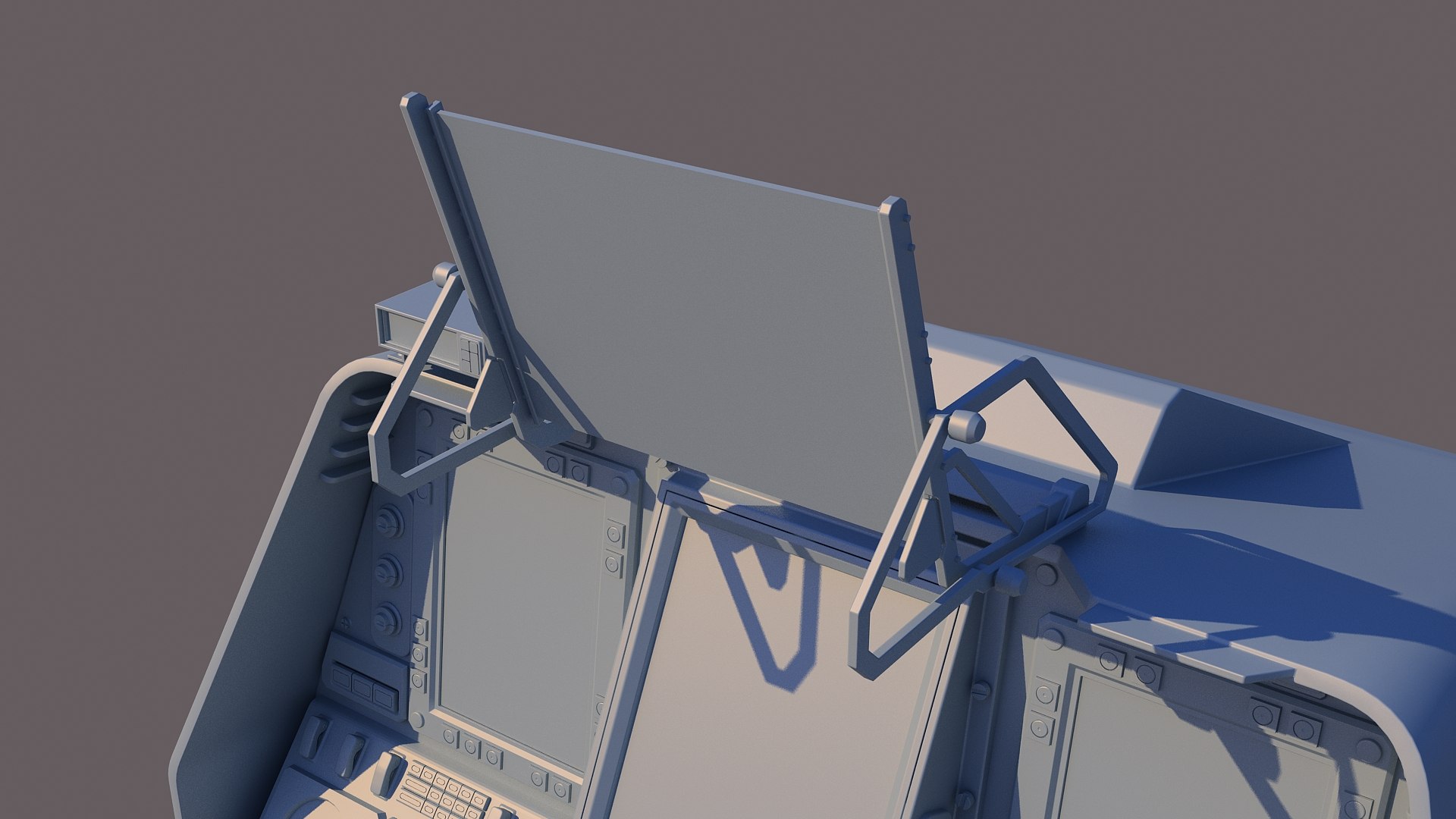 3D Aircraft Cockpit Control Panel - EFIS Model - TurboSquid 1988545