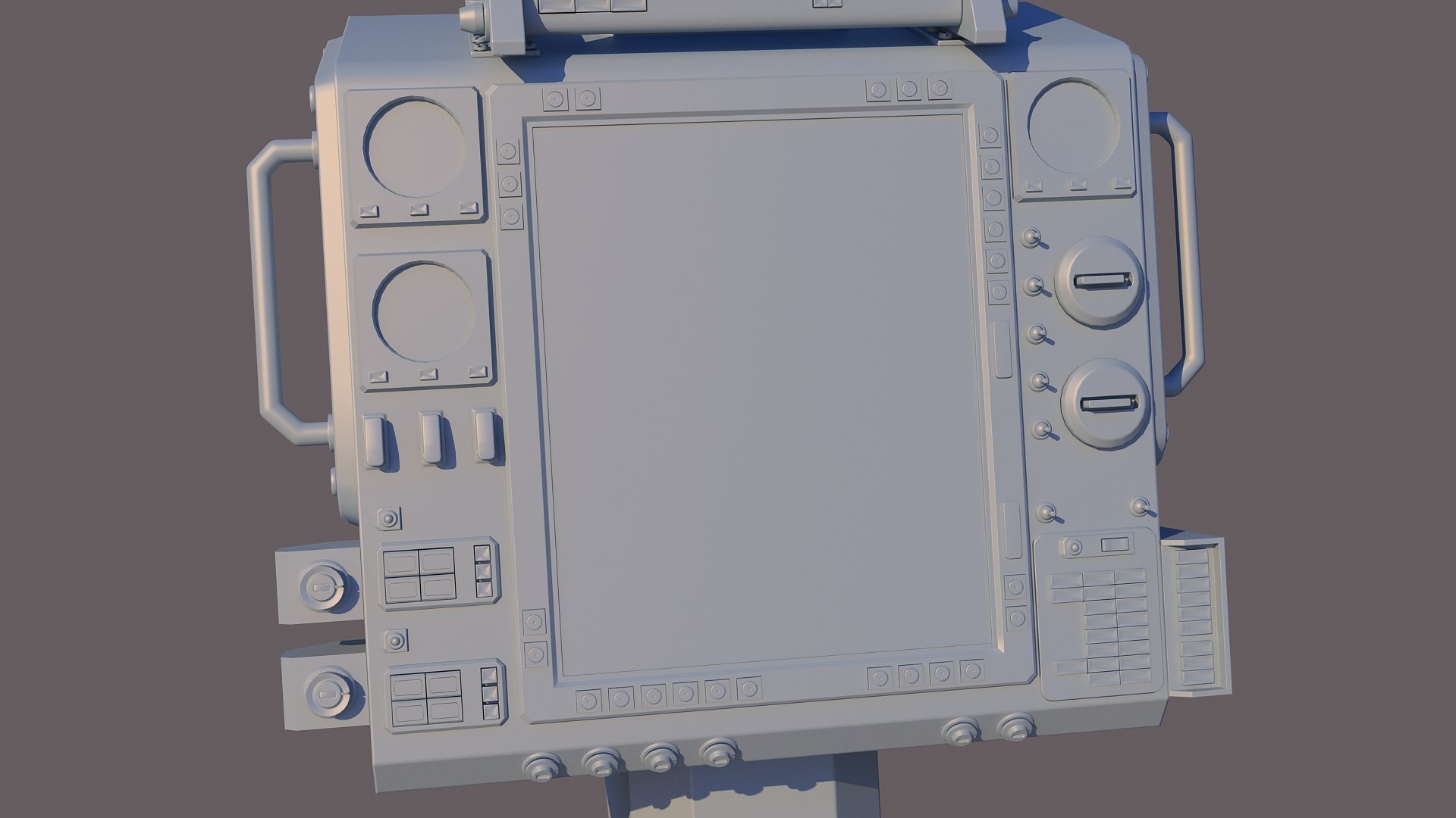 3D Aircraft Cockpit Control Panel - EFIS Model - TurboSquid 1988545