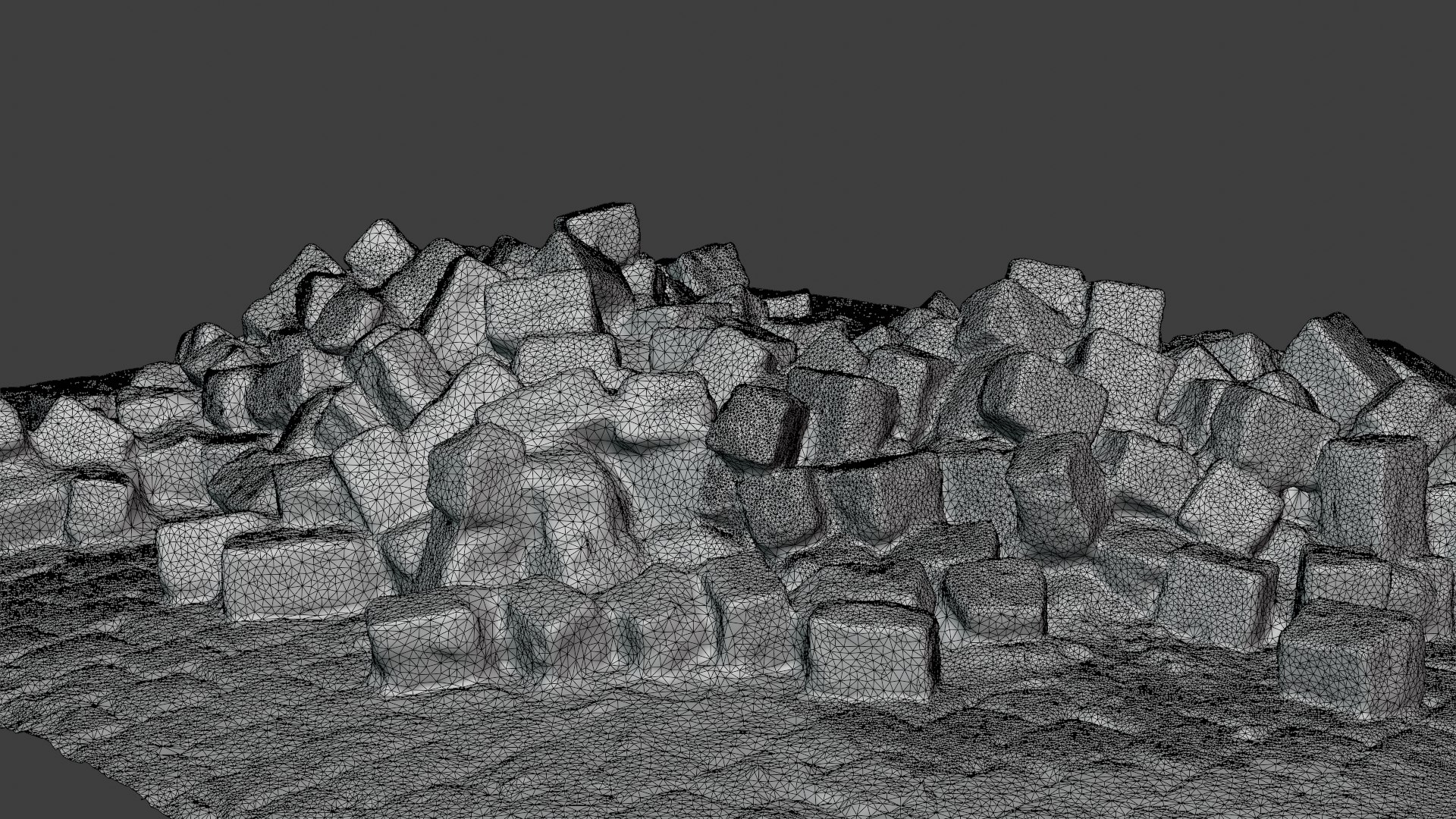 3D Stepping Stones Heap Scanned - TurboSquid 2105791