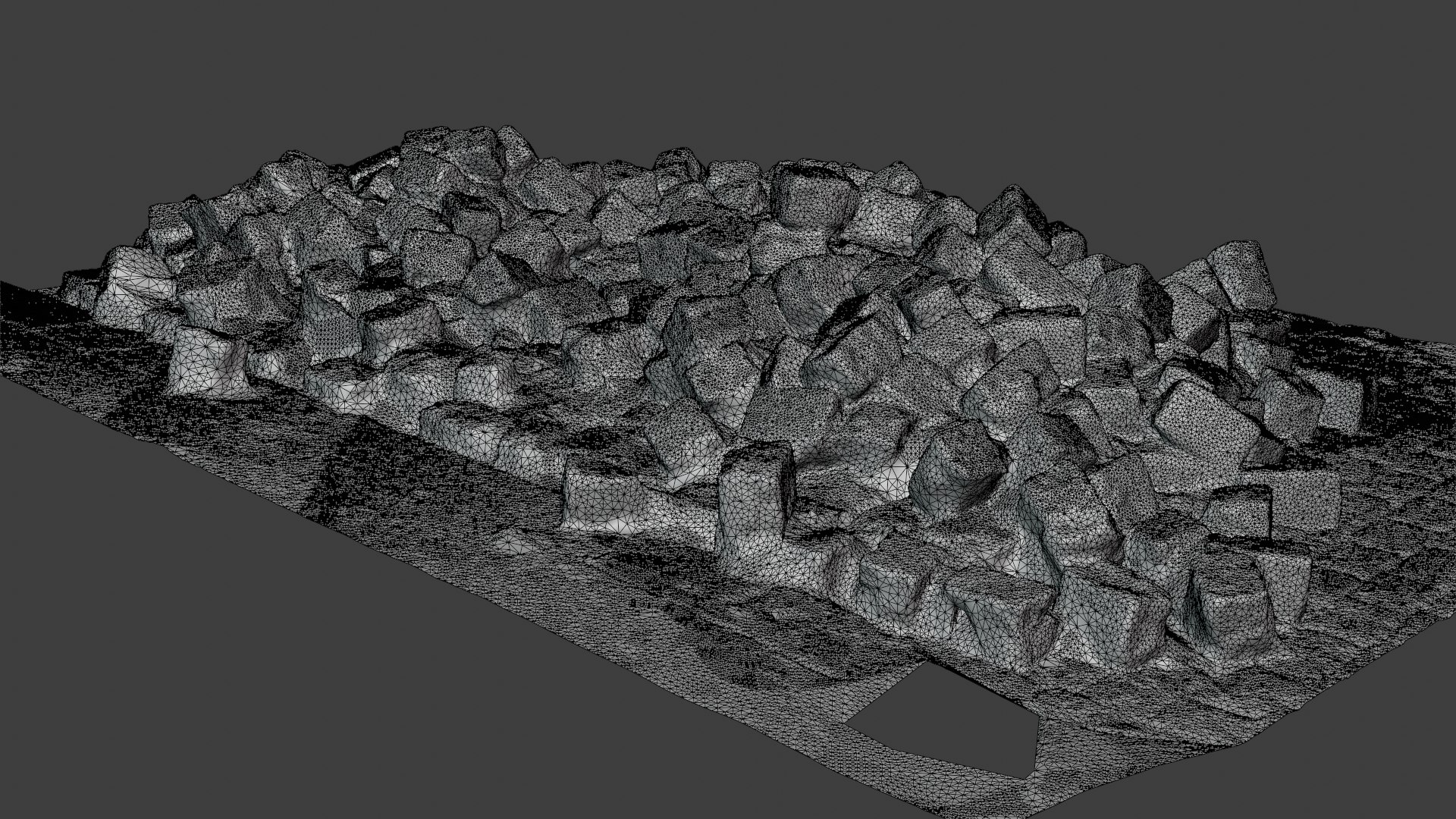 3D Stepping Stones Heap Scanned - TurboSquid 2105791