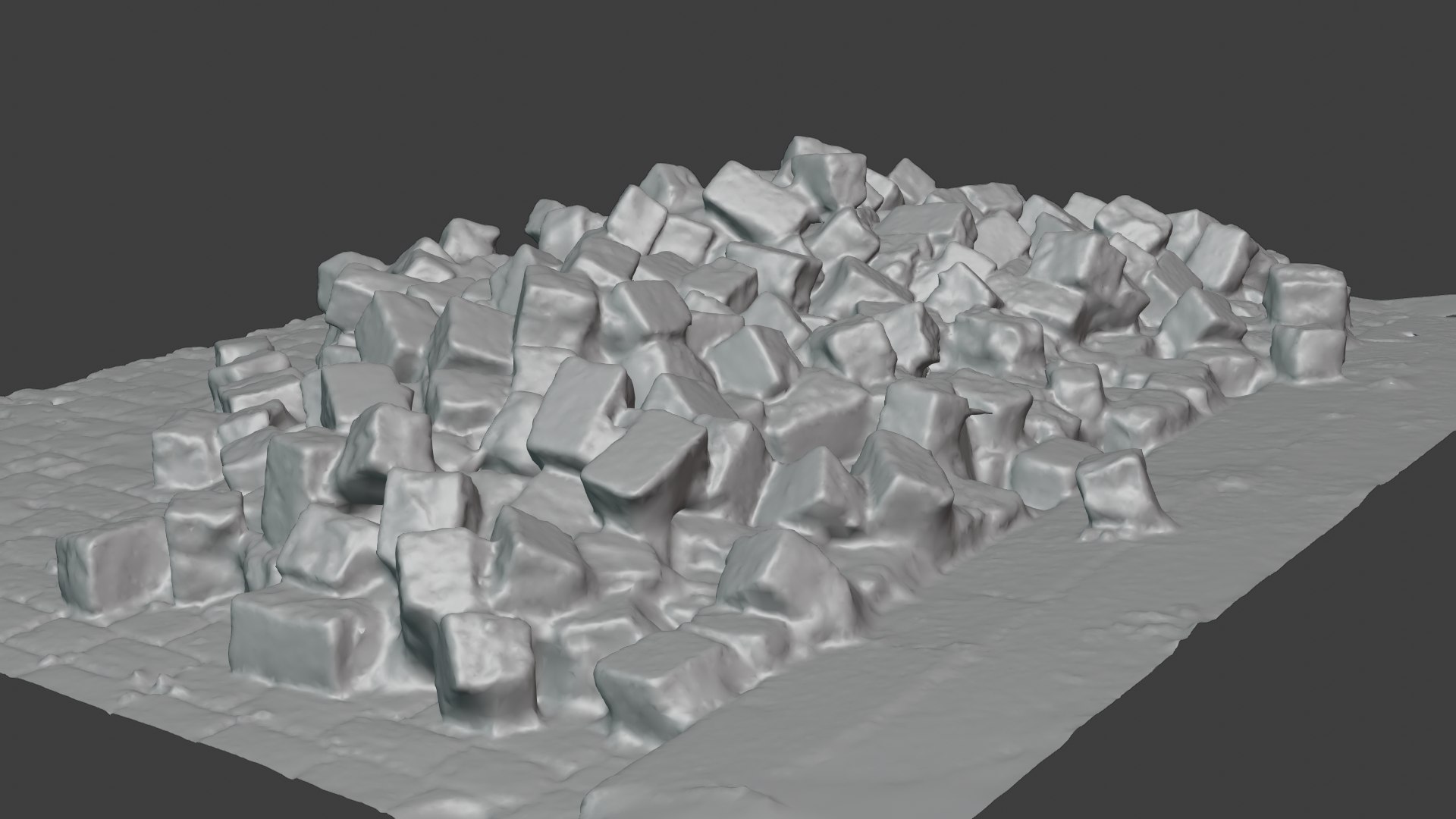 3D Stepping Stones Heap Scanned - TurboSquid 2105791