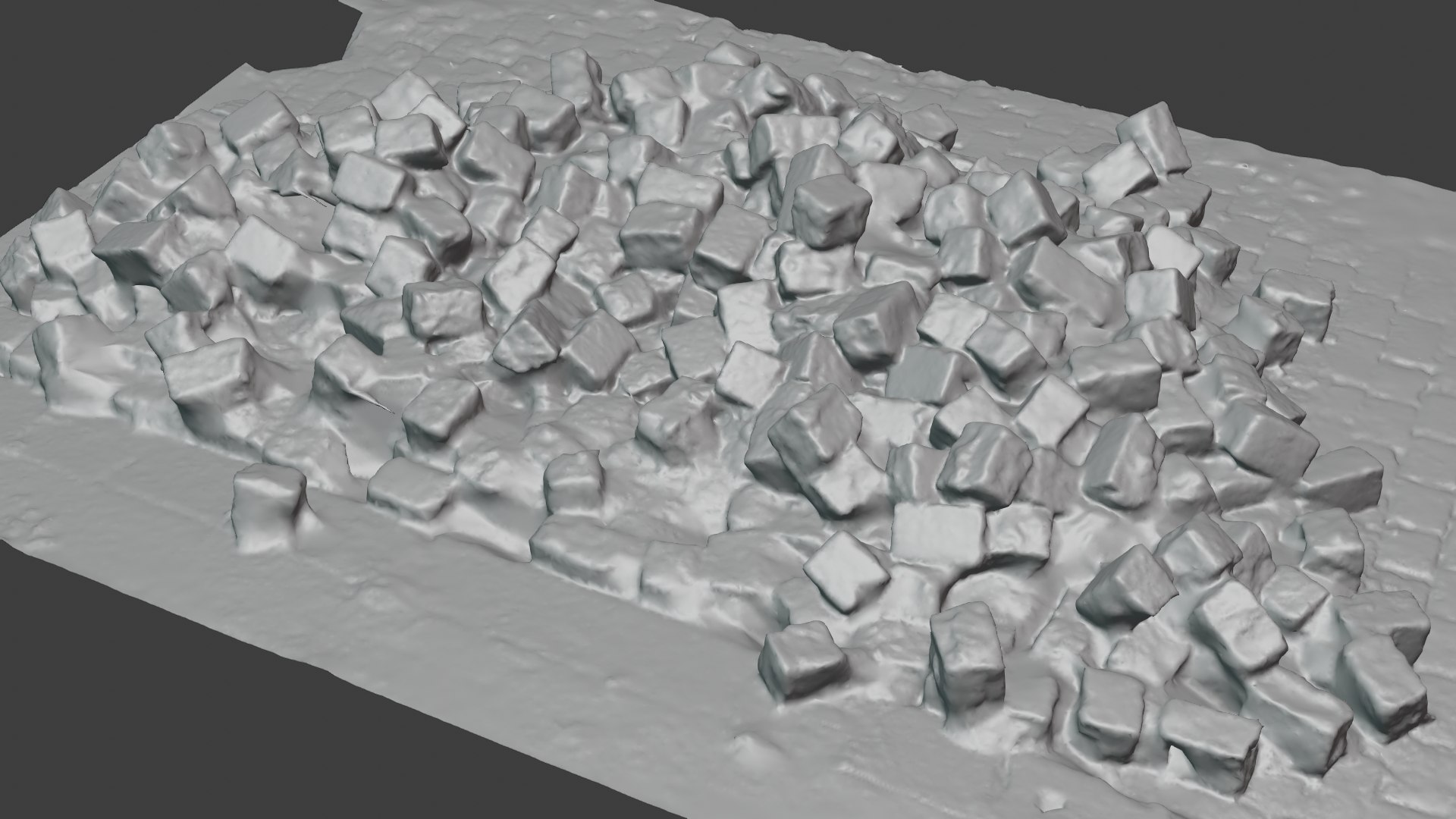3D Stepping Stones Heap Scanned - TurboSquid 2105791