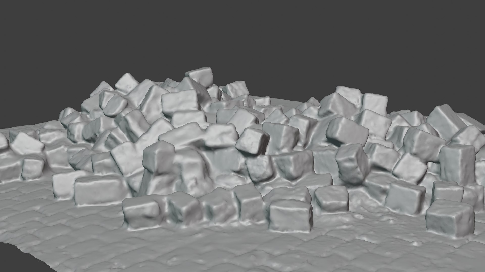 3D Stepping Stones Heap Scanned - TurboSquid 2105791