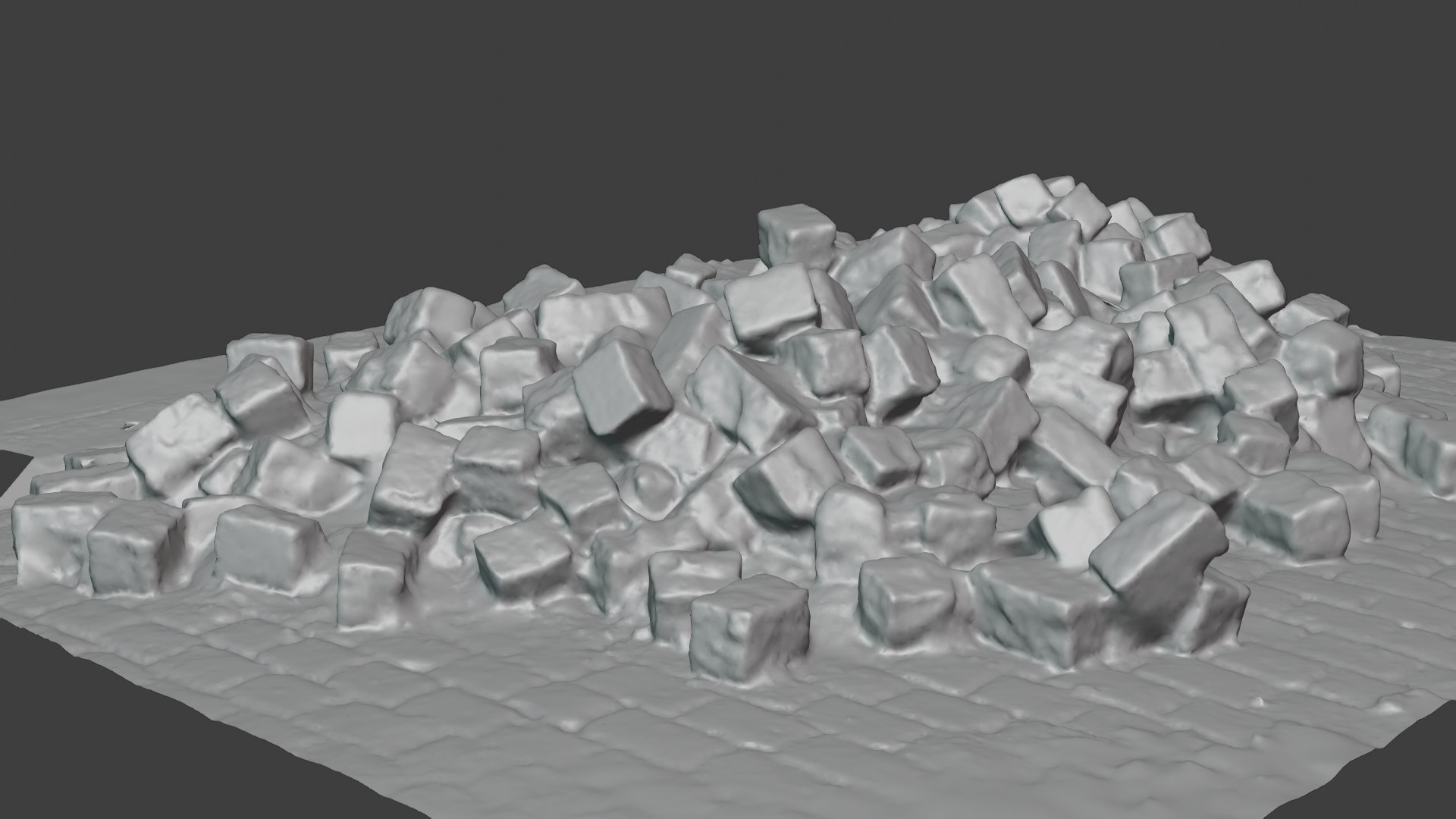 3D Stepping Stones Heap Scanned - TurboSquid 2105791