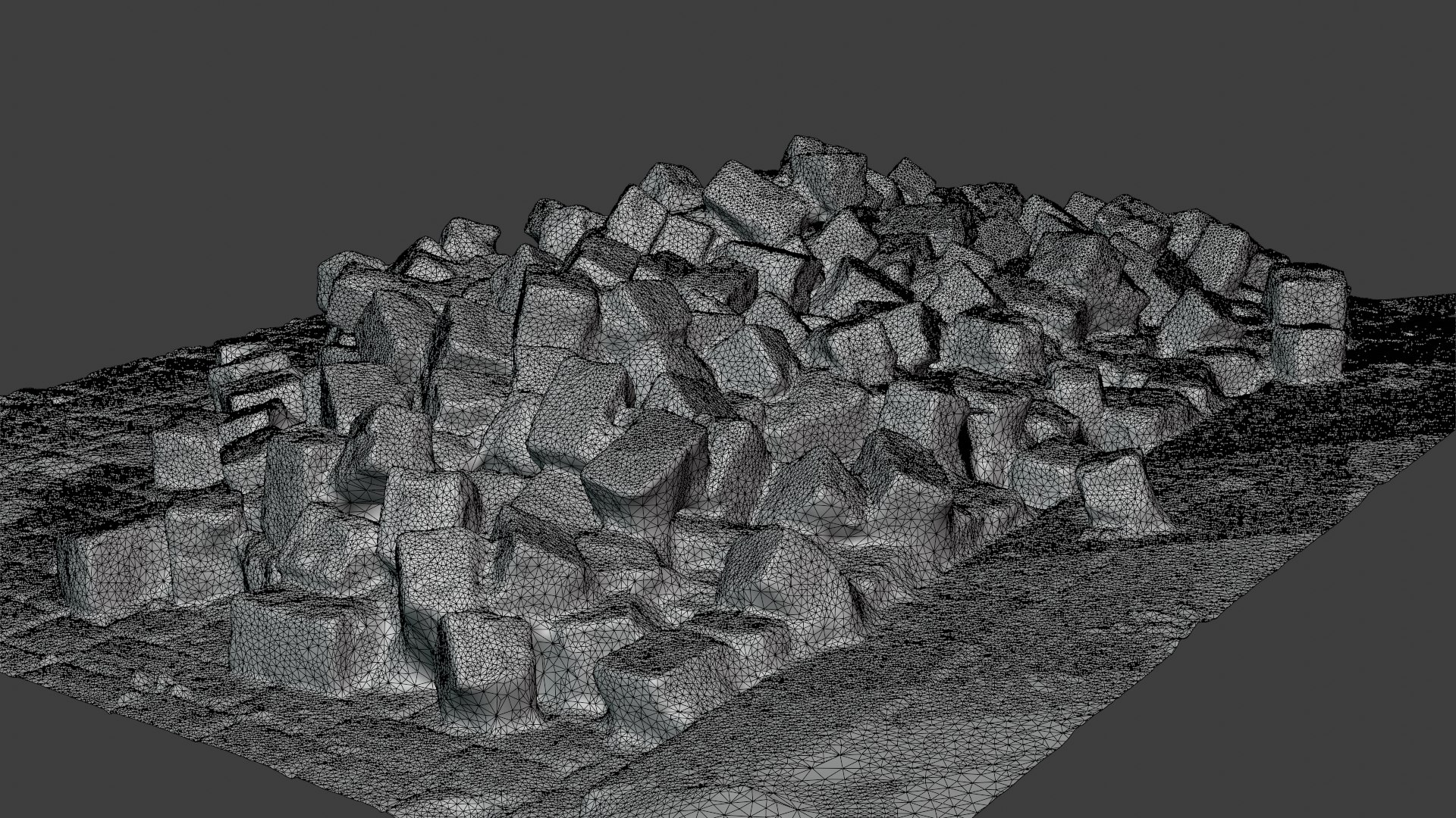 3D Stepping Stones Heap Scanned - TurboSquid 2105791