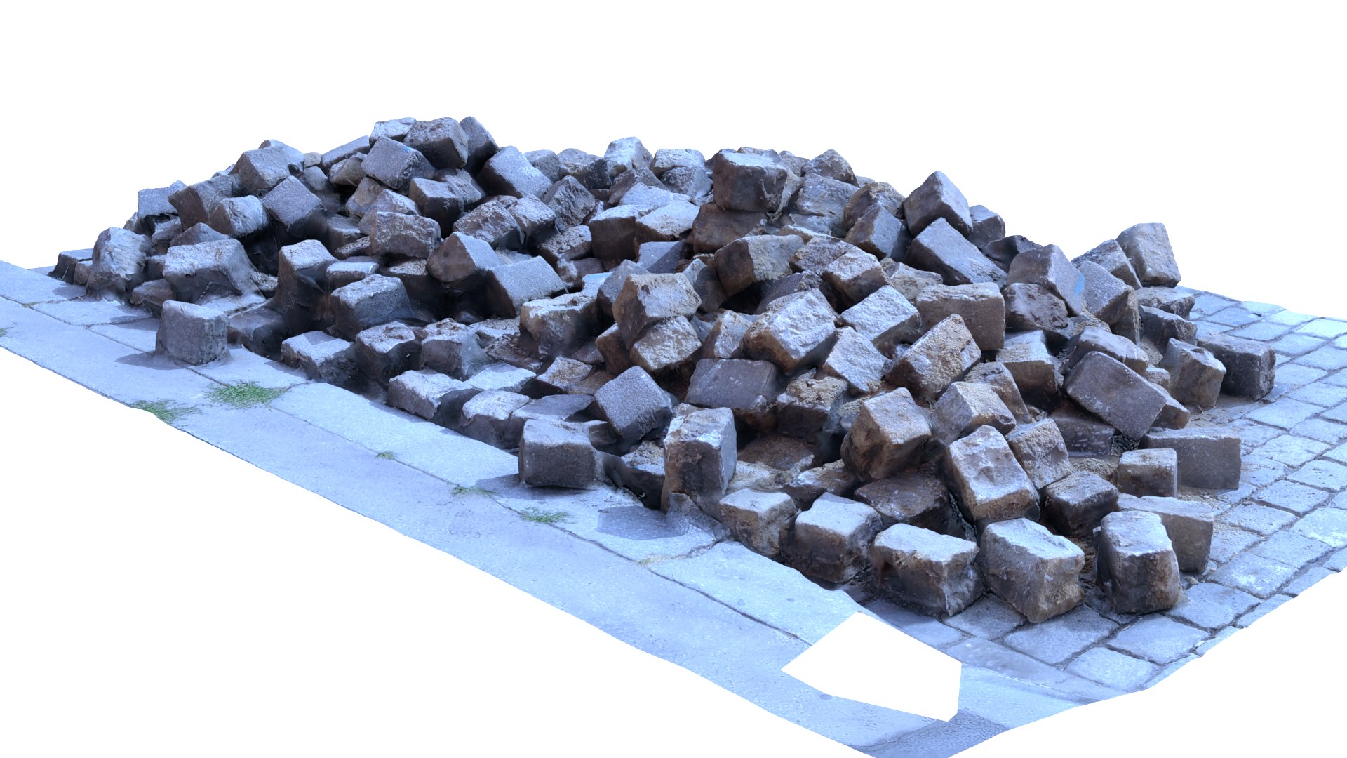 3D Stepping Stones Heap Scanned - TurboSquid 2105791