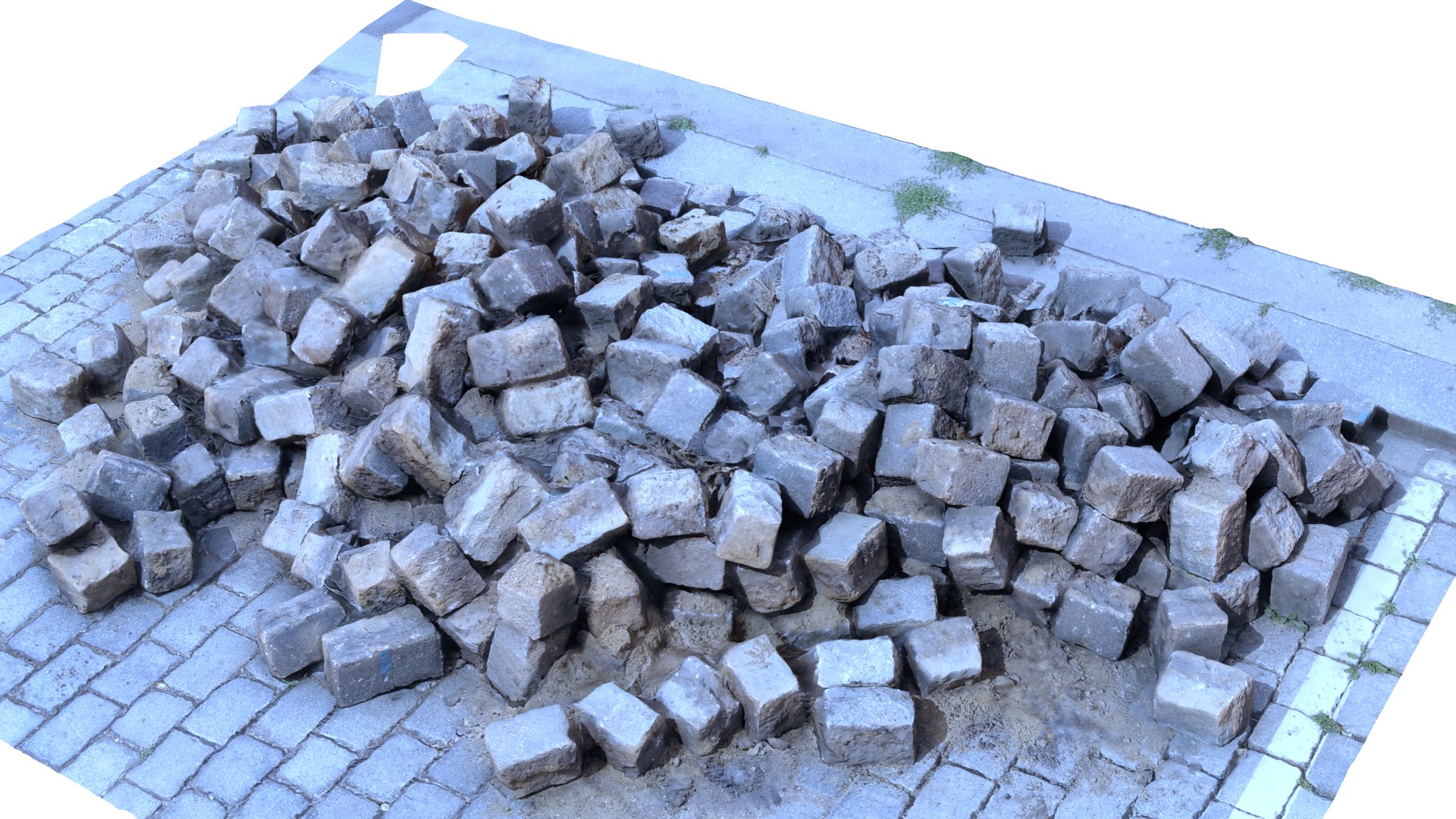 3D Stepping Stones Heap Scanned - TurboSquid 2105791