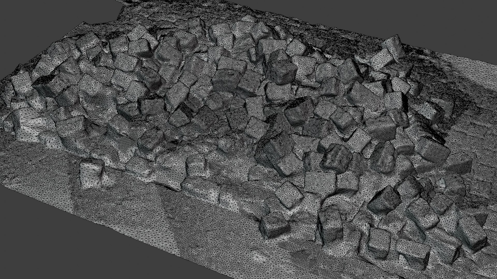 3D Stepping Stones Heap Scanned - TurboSquid 2105791