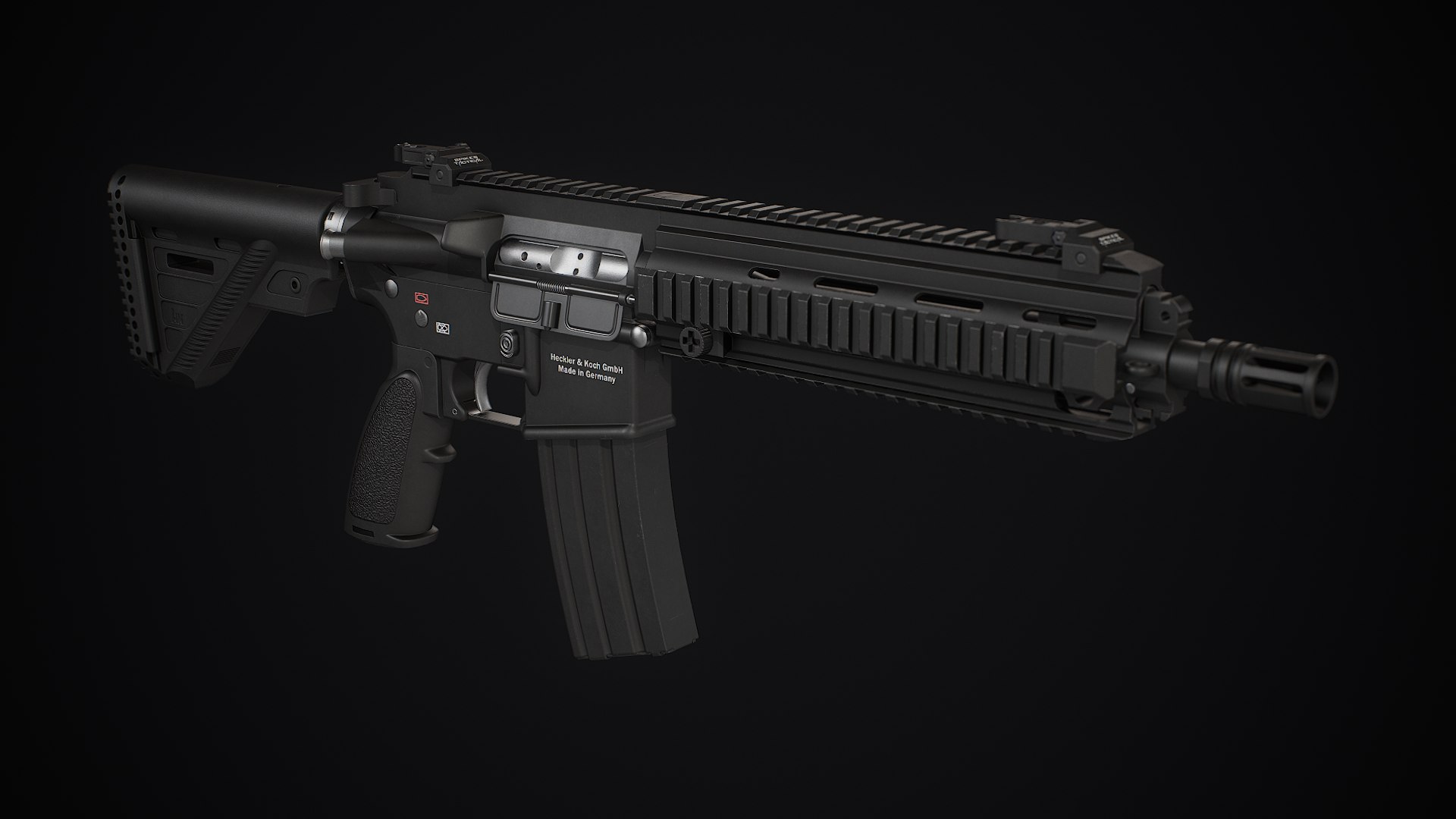 3D HK416 Model - TurboSquid 1873514
