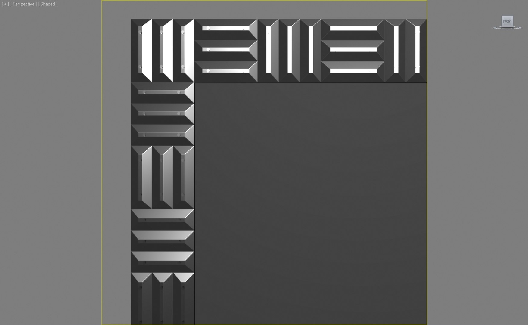 Donghia - Duca Mirror 3d Max