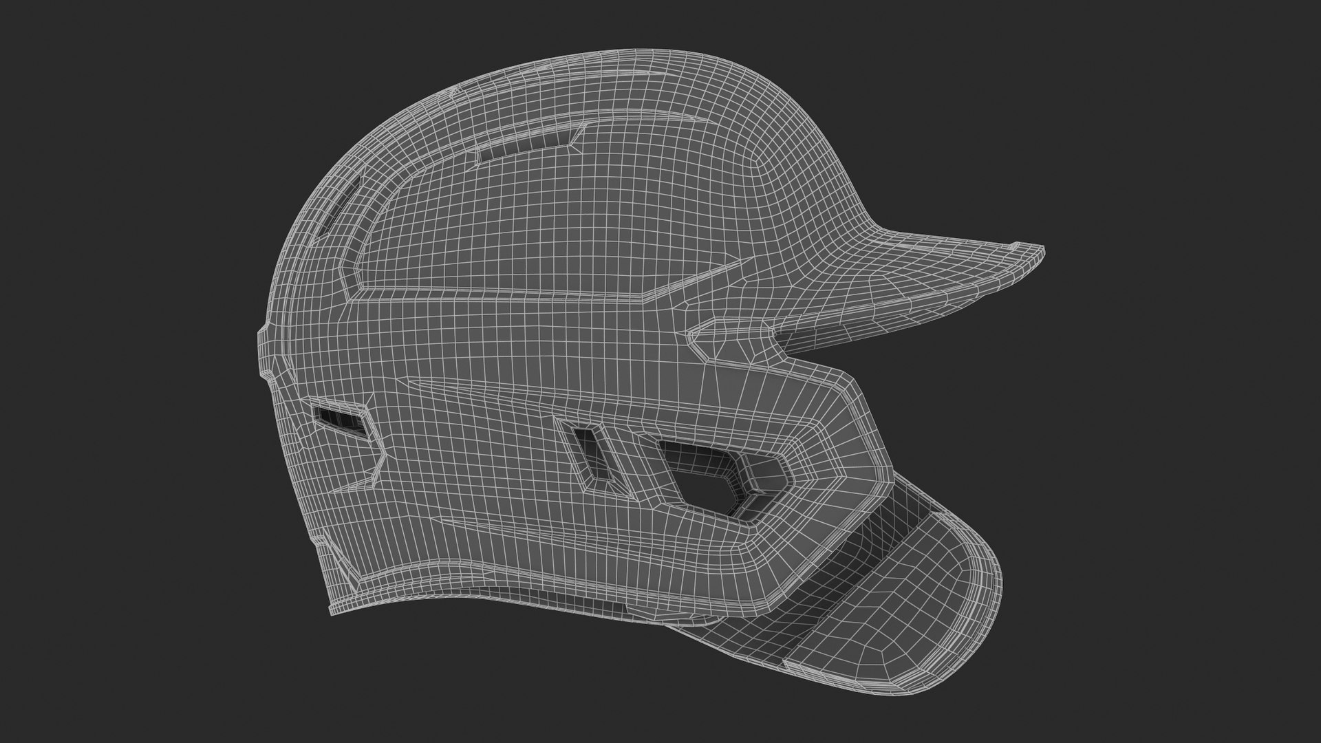 3D Baseball Helmet Generic - TurboSquid 2073755