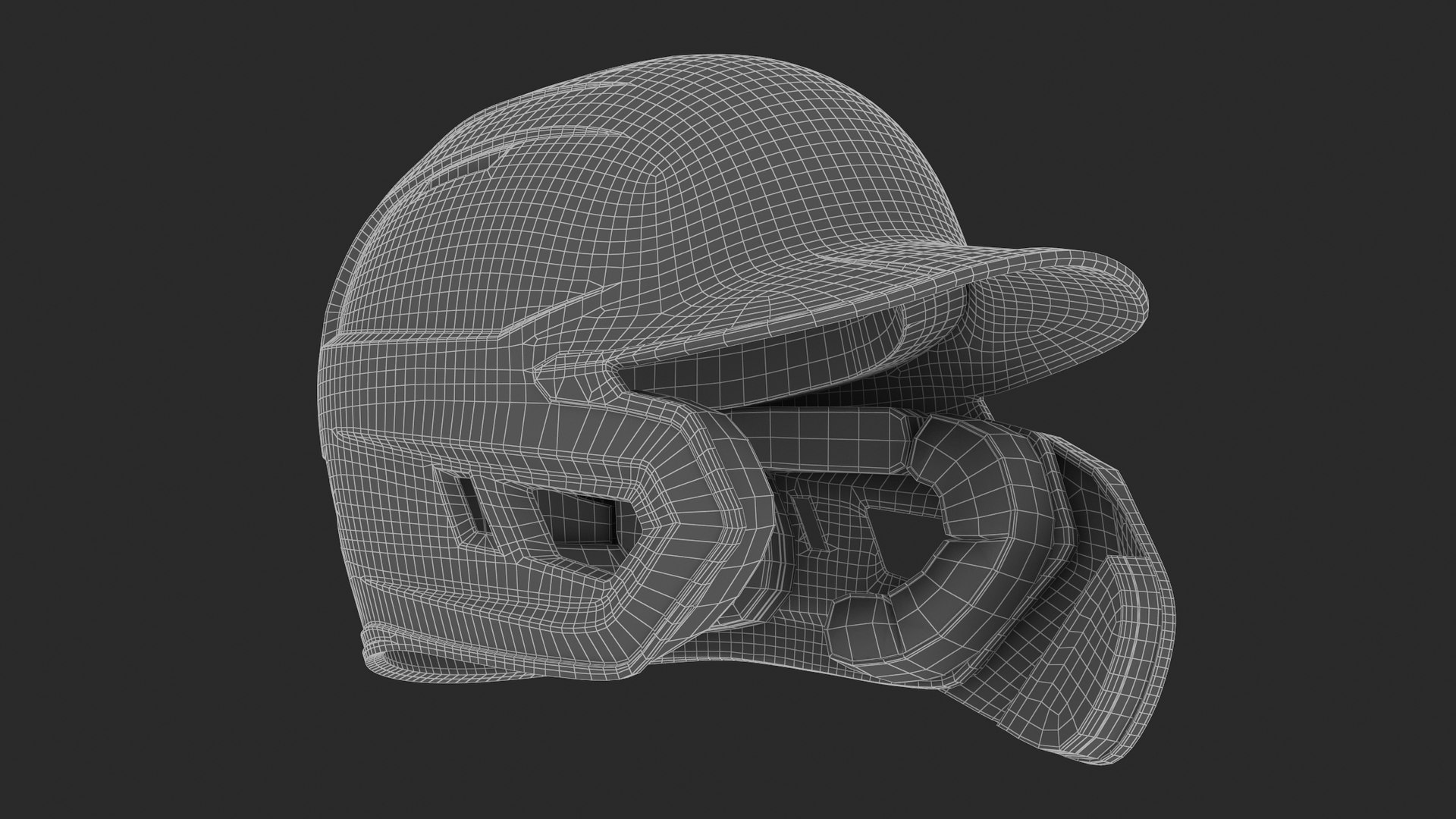 3D Baseball Helmet Generic - TurboSquid 2073755