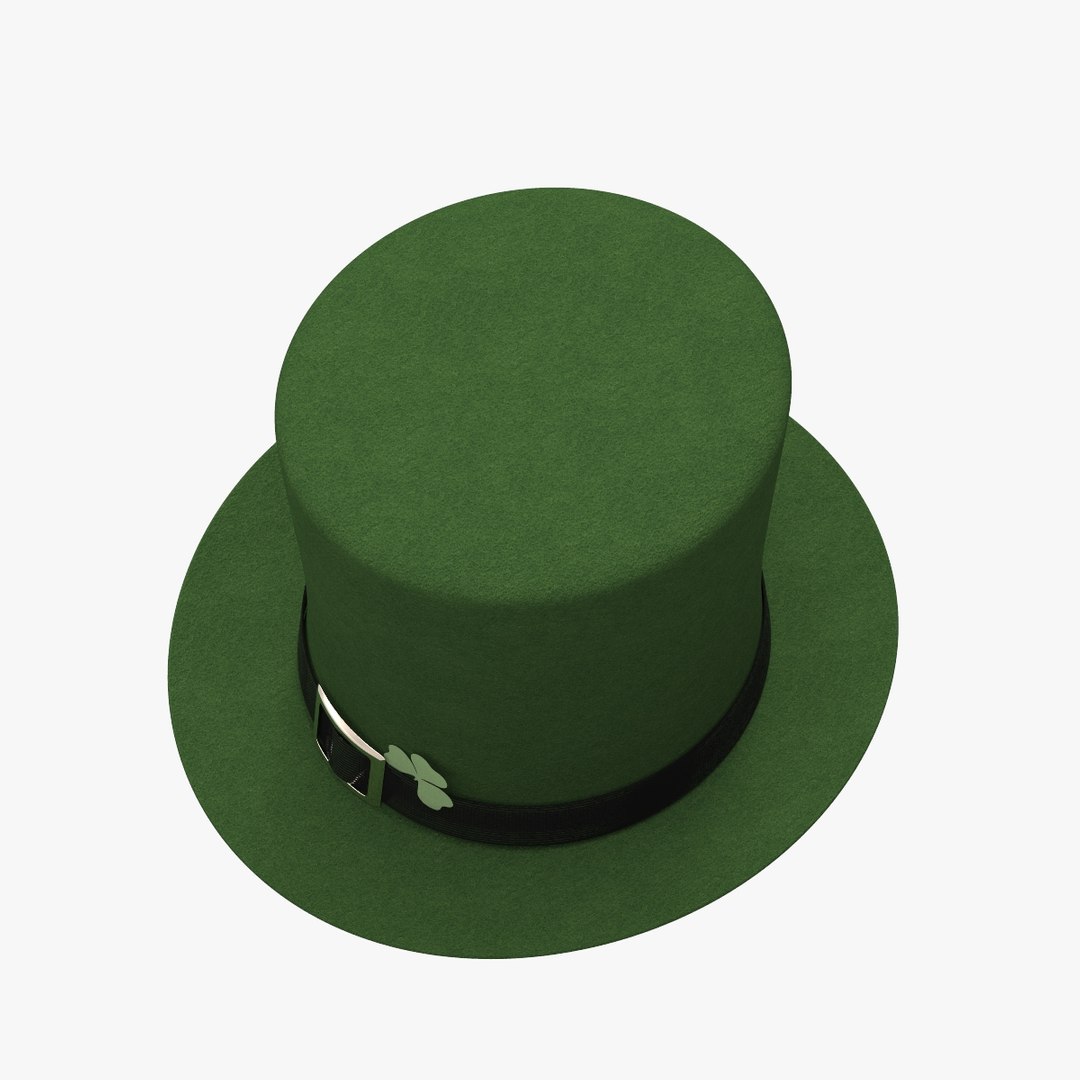 Saint-patrick hat 3D model - TurboSquid 1266310