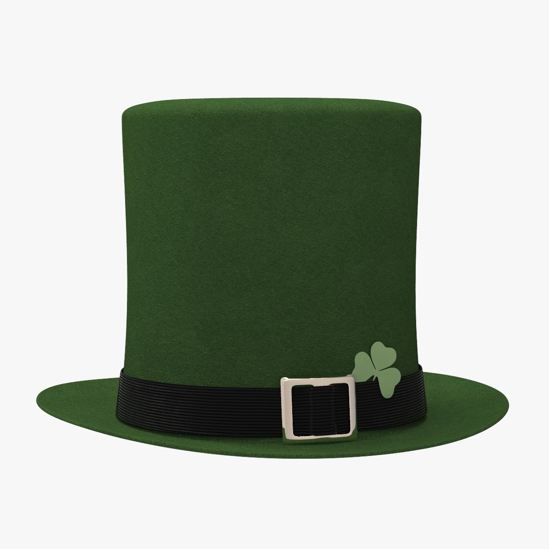 Saint-patrick hat 3D model - TurboSquid 1266310