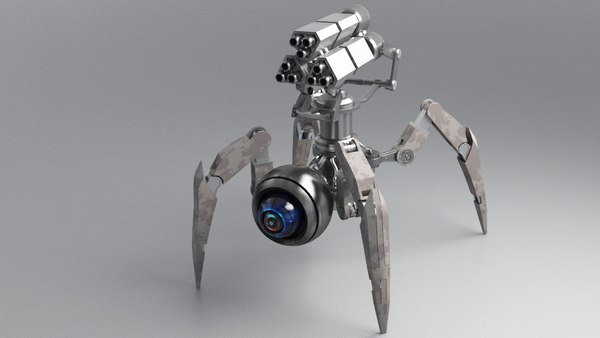 Robot spider model - TurboSquid 1539623