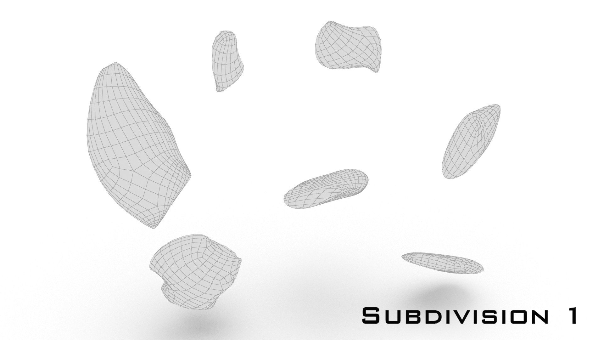 Amber Flakes 3D Model - TurboSquid 1494162