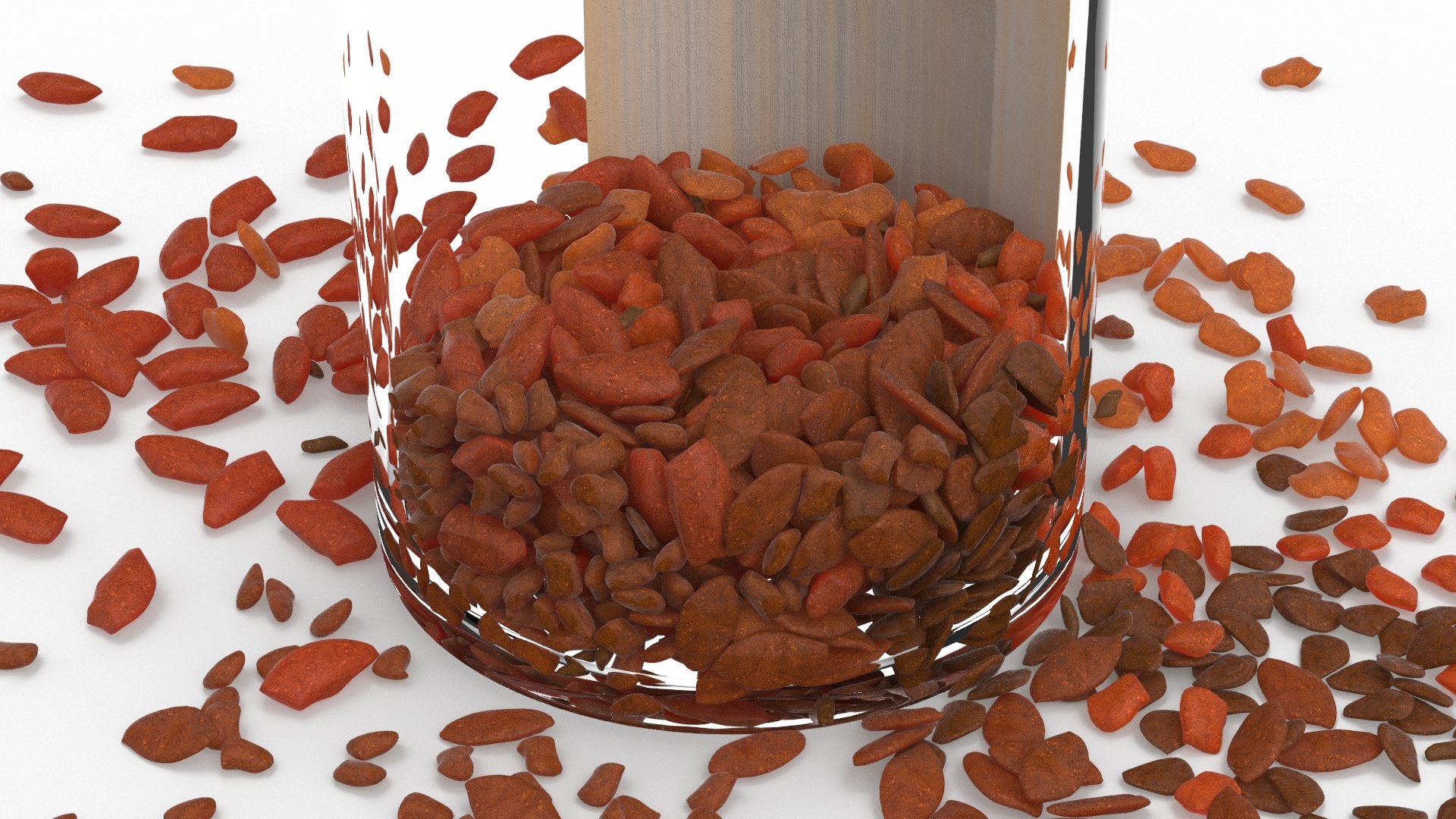 Amber Flakes 3D Model - TurboSquid 1494162