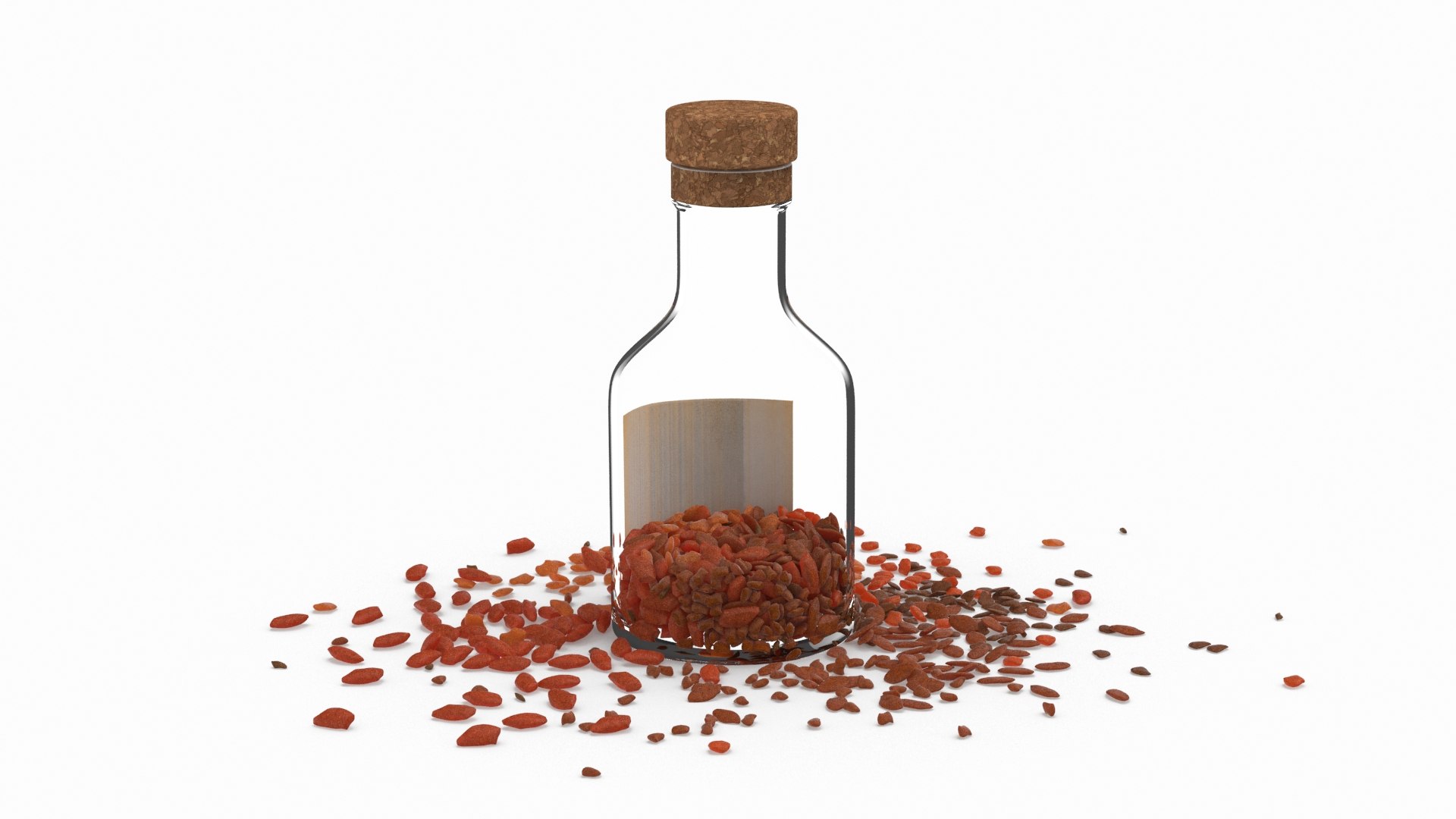 Amber Flakes 3D Model - TurboSquid 1494162