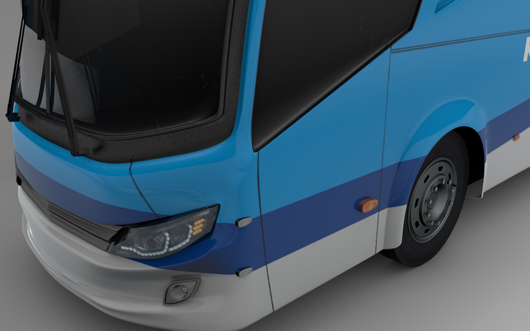 3D Shuttle Bus Klm - TurboSquid 1682057