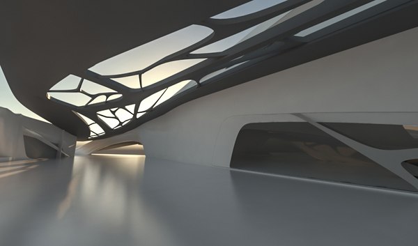 3D organic museum - TurboSquid 1536760