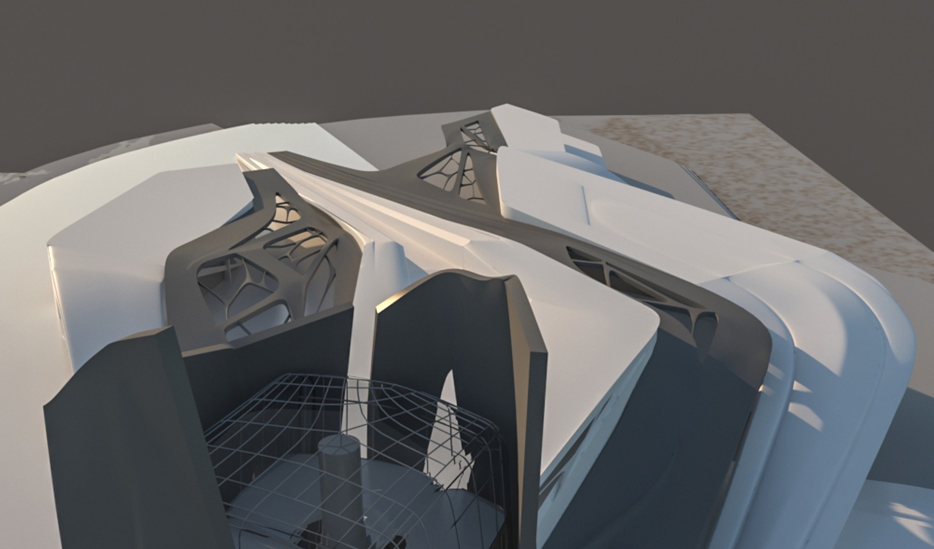 3D Organic Museum - TurboSquid 1536760